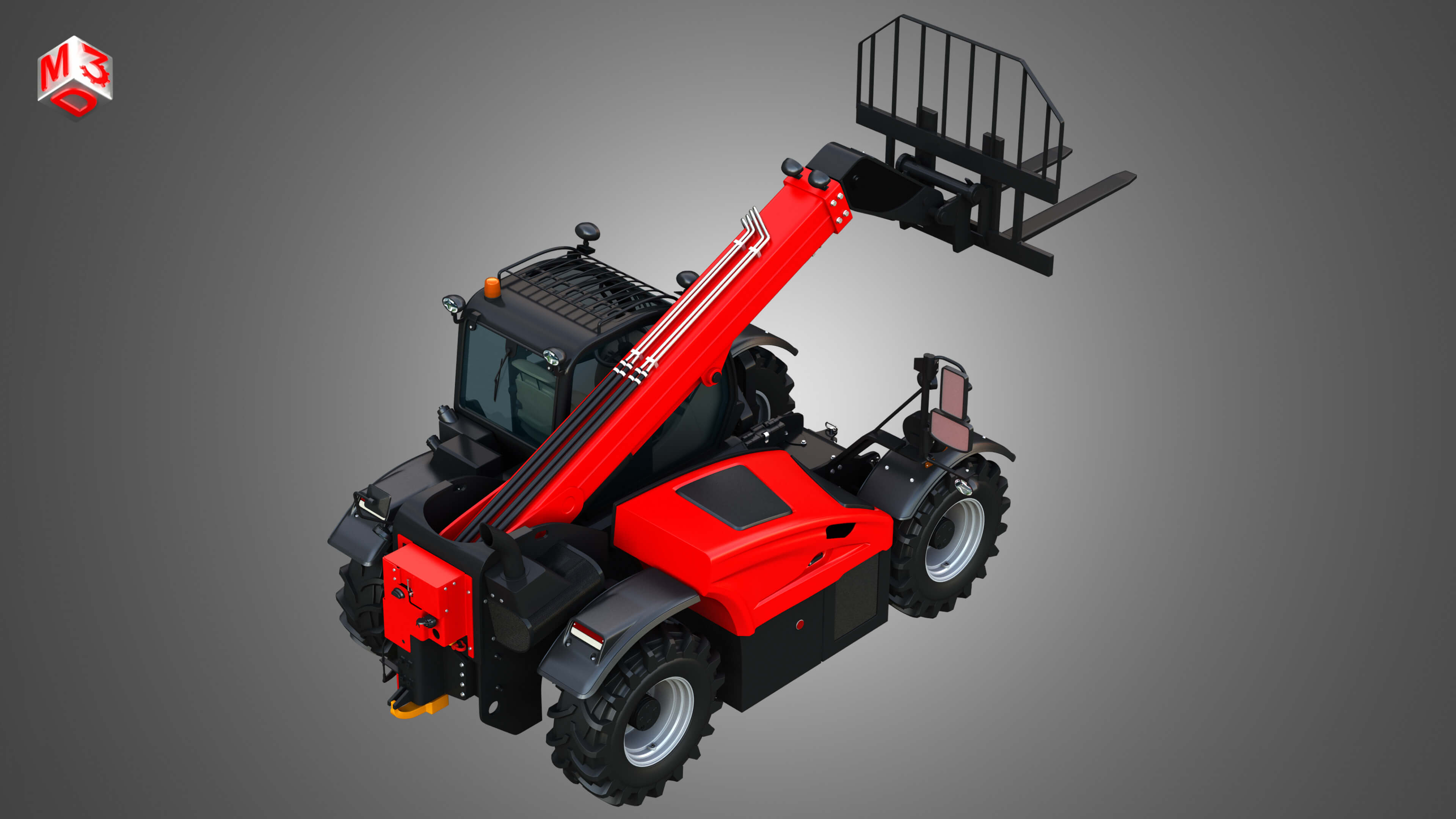 Ih 935 Farmlift Telehandler - 3D Model by Markos3d