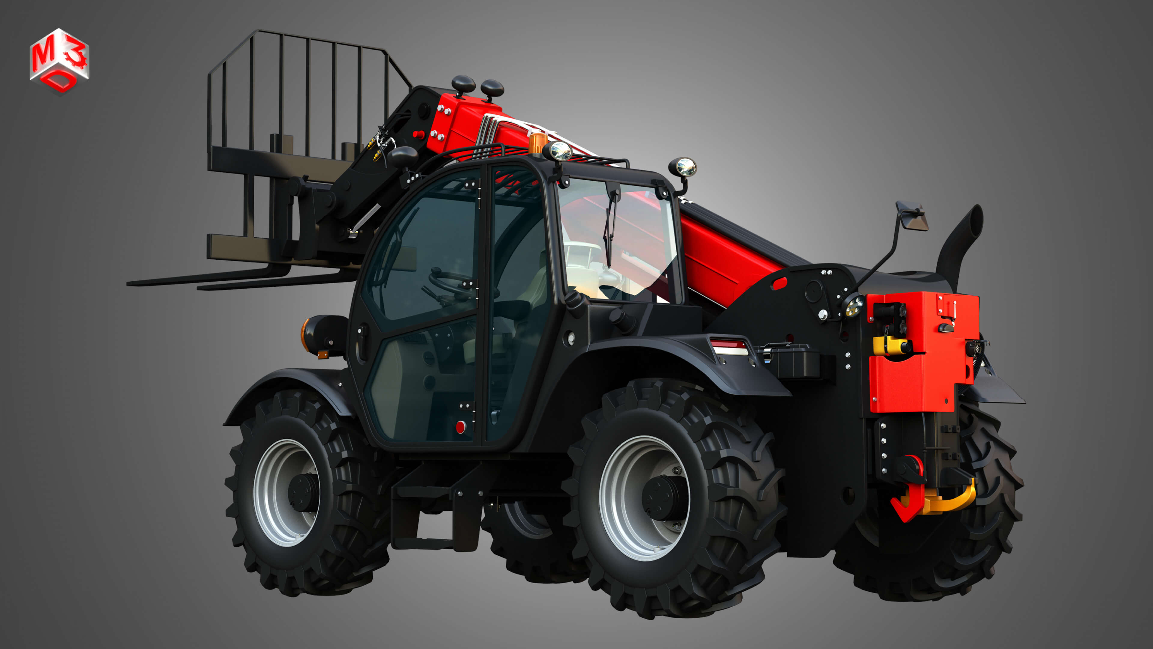 Ih 935 Farmlift Telehandler - 3D Model by Markos3d