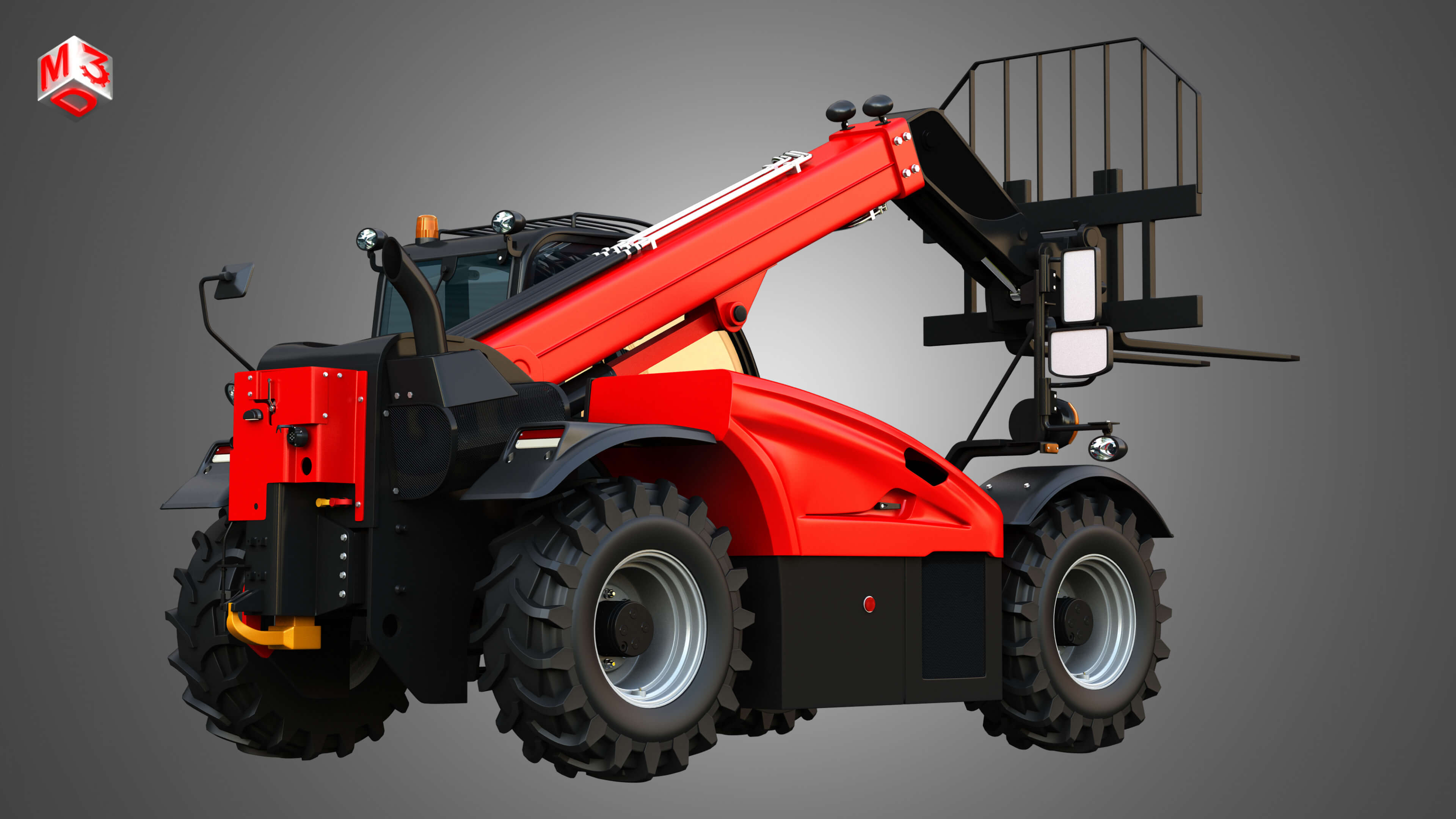 Ih 935 Farmlift Telehandler - 3D Model by Markos3d