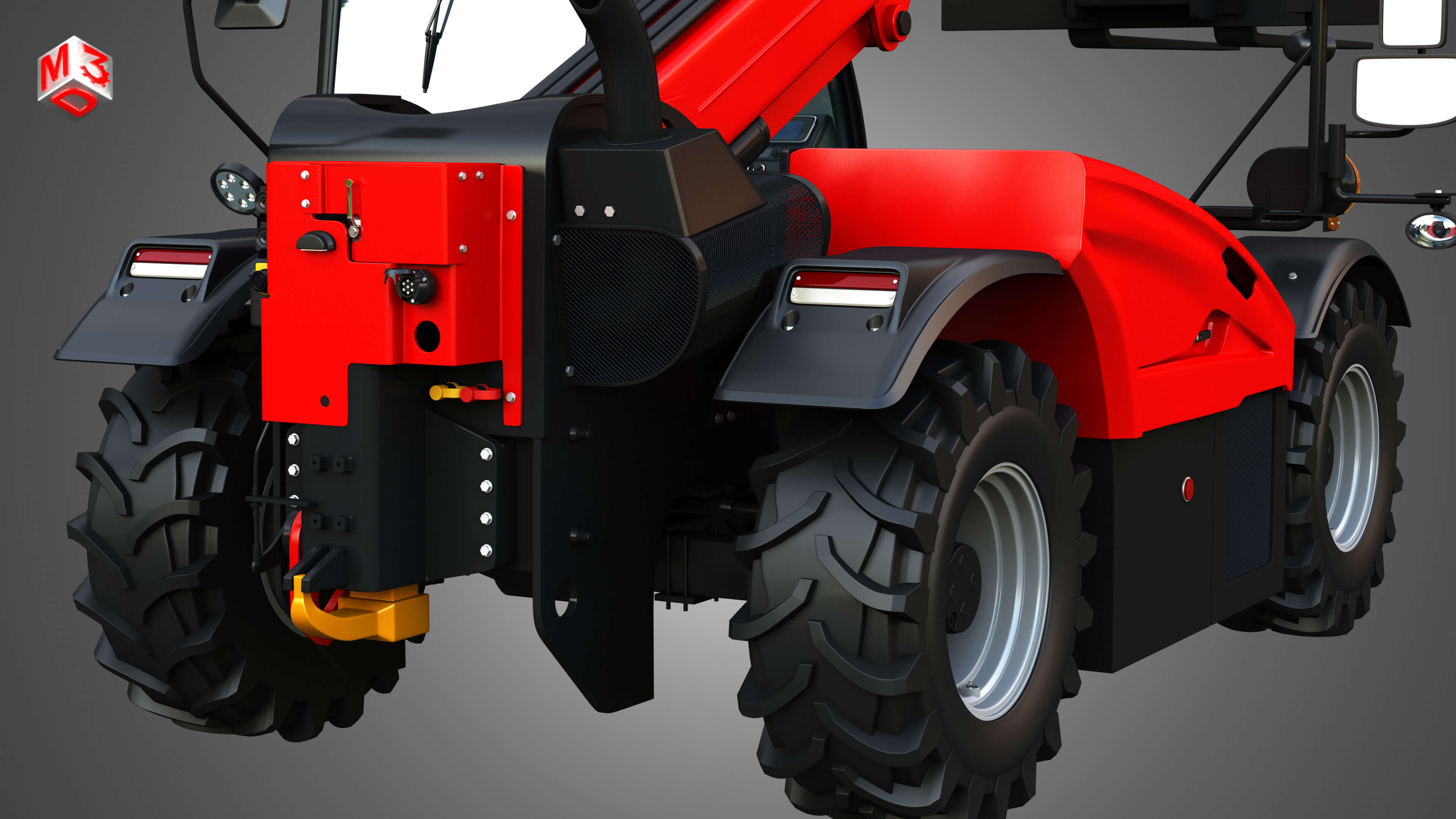 Ih 935 Farmlift Telehandler - 3D Model by Markos3d