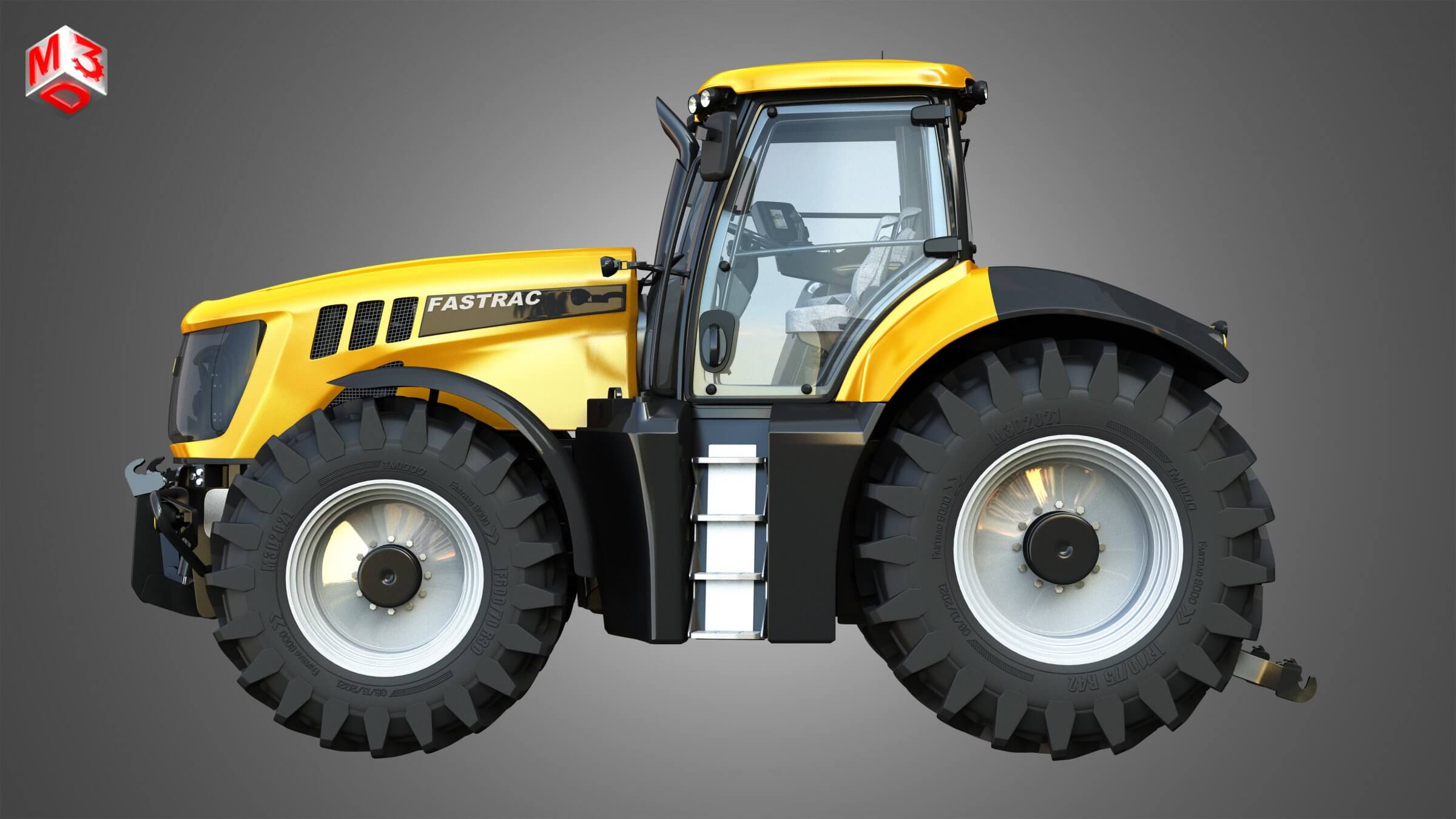JCB Fastrac 8000 Tractor - 3D Model by Markos3d
