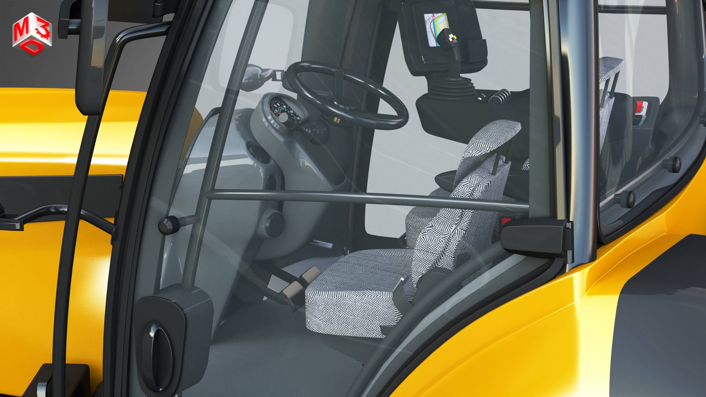 JCB Fastrac 8000 Tractor - 3D Model by Markos3d