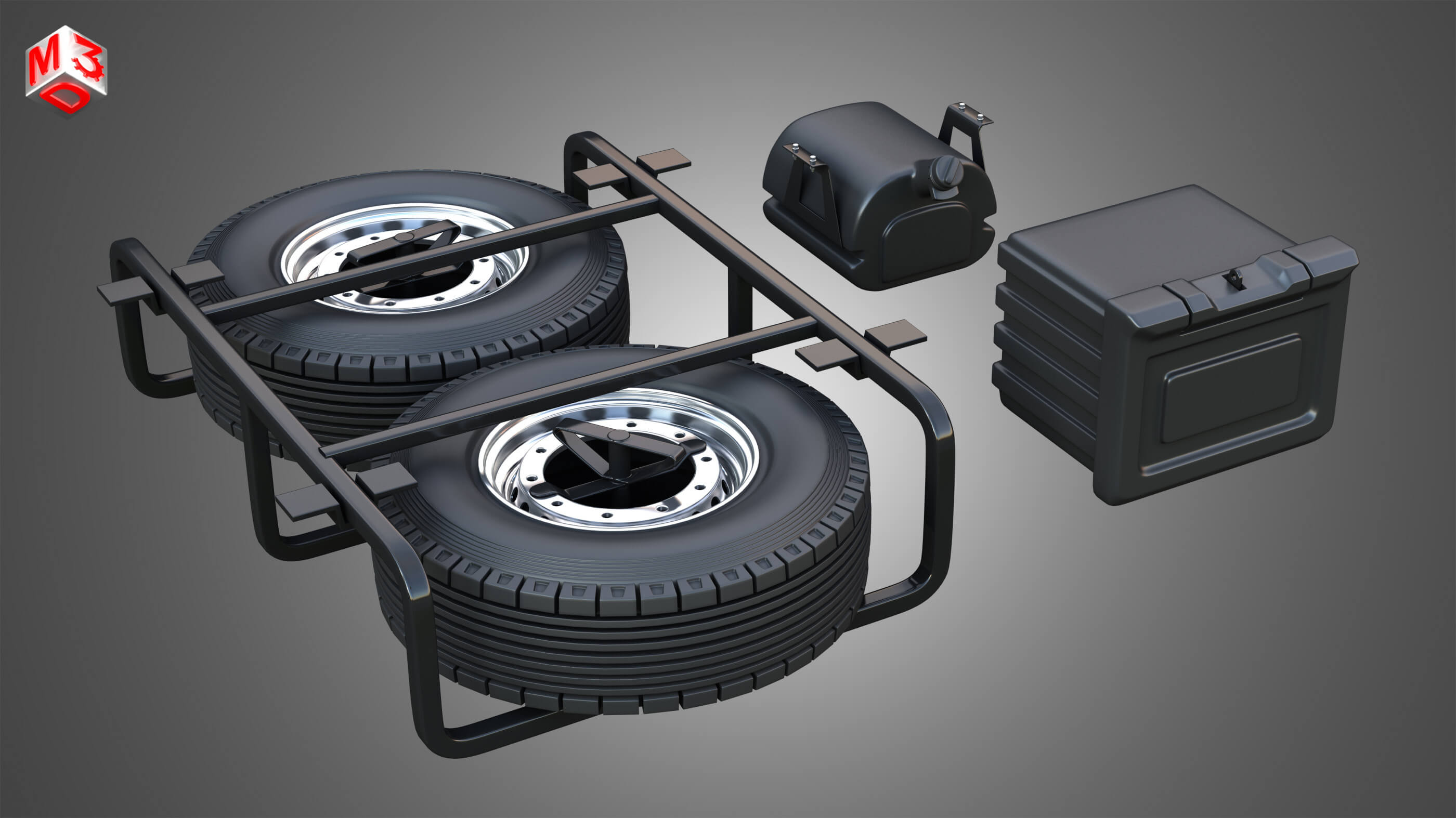 Krone Cool Liner - TKS Refrigerated Semi-Trailer 3D Model by Markos3d