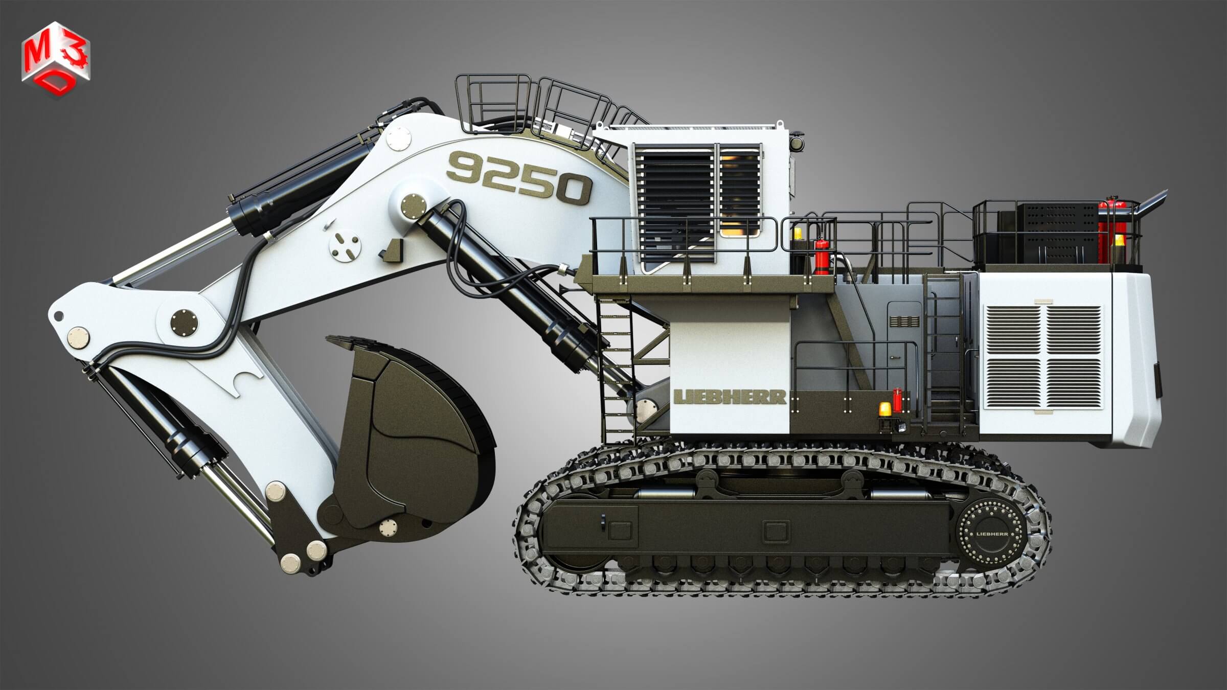 Liebherr R9250 Excavator - 3D Model by Markos3d