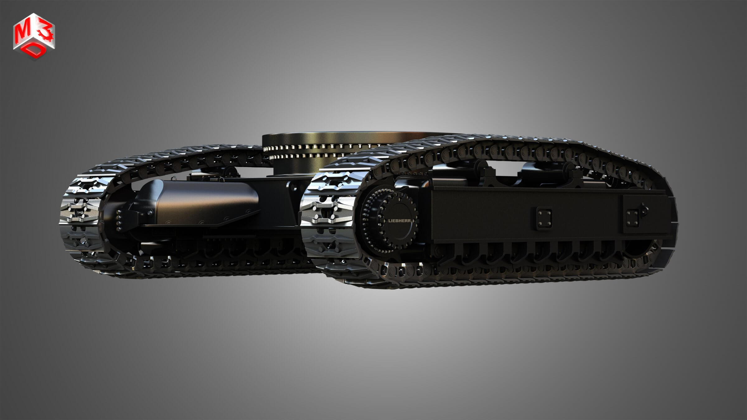 Liebherr R9250 Tracks - Crawler 3D Model by Markos3d