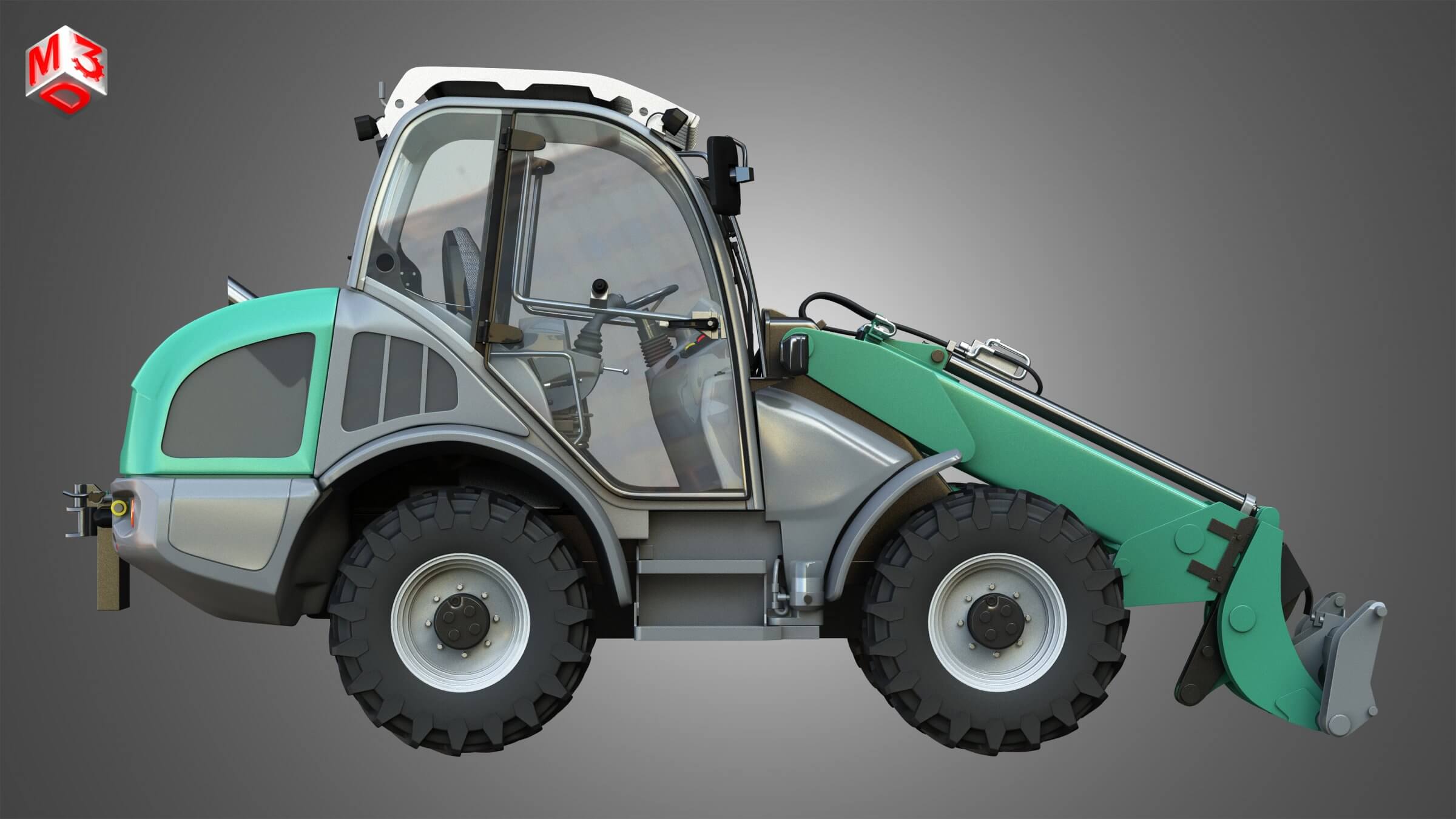 Loader KL80-8T 3D Model by Markos3d