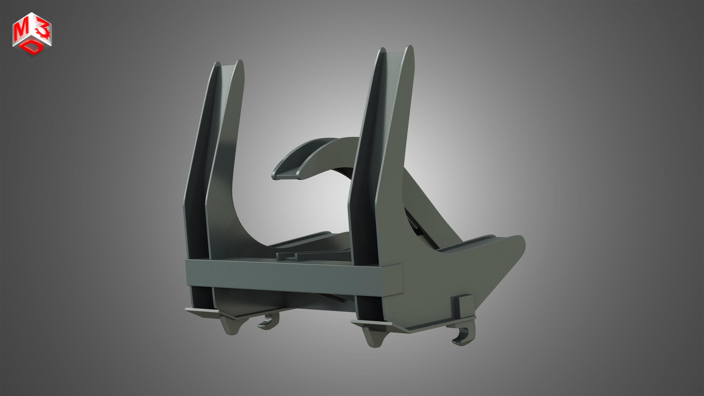 Log Fork - Stoll - Front Loader 3D Model by Markos3d