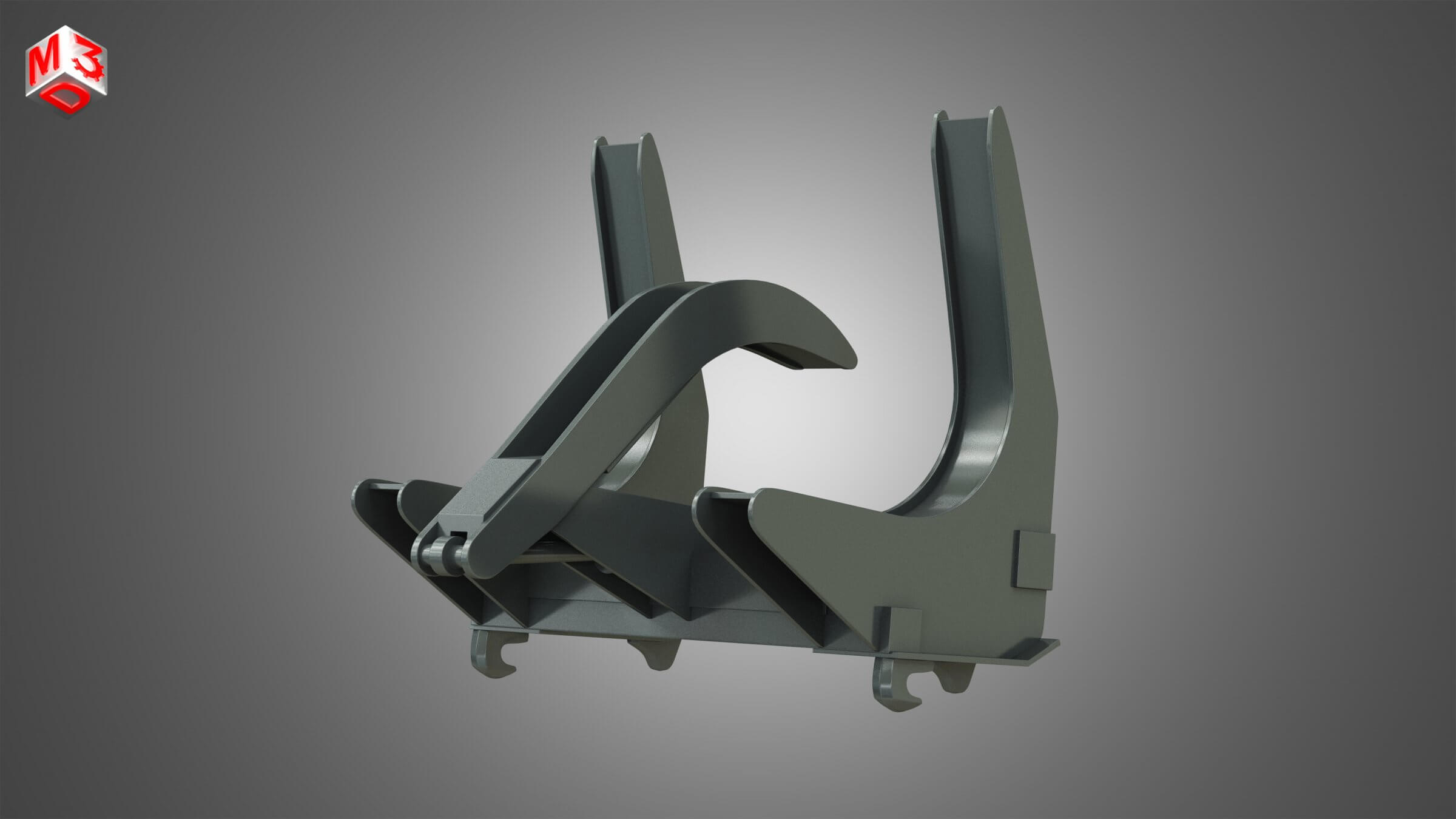 Log Fork - Stoll - Front Loader 3D Model by Markos3d