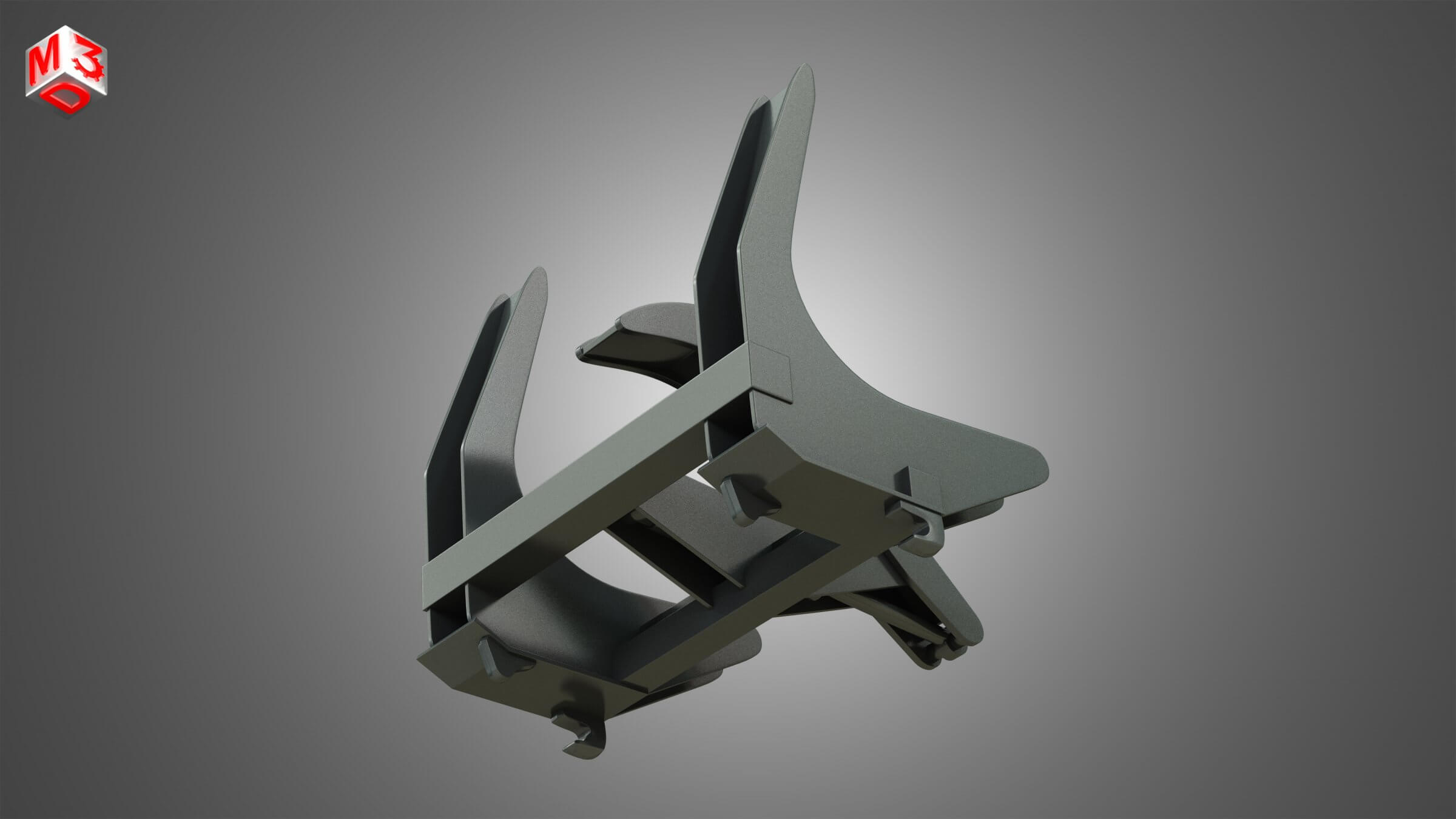 Log Fork - Stoll - Front Loader 3D Model by Markos3d