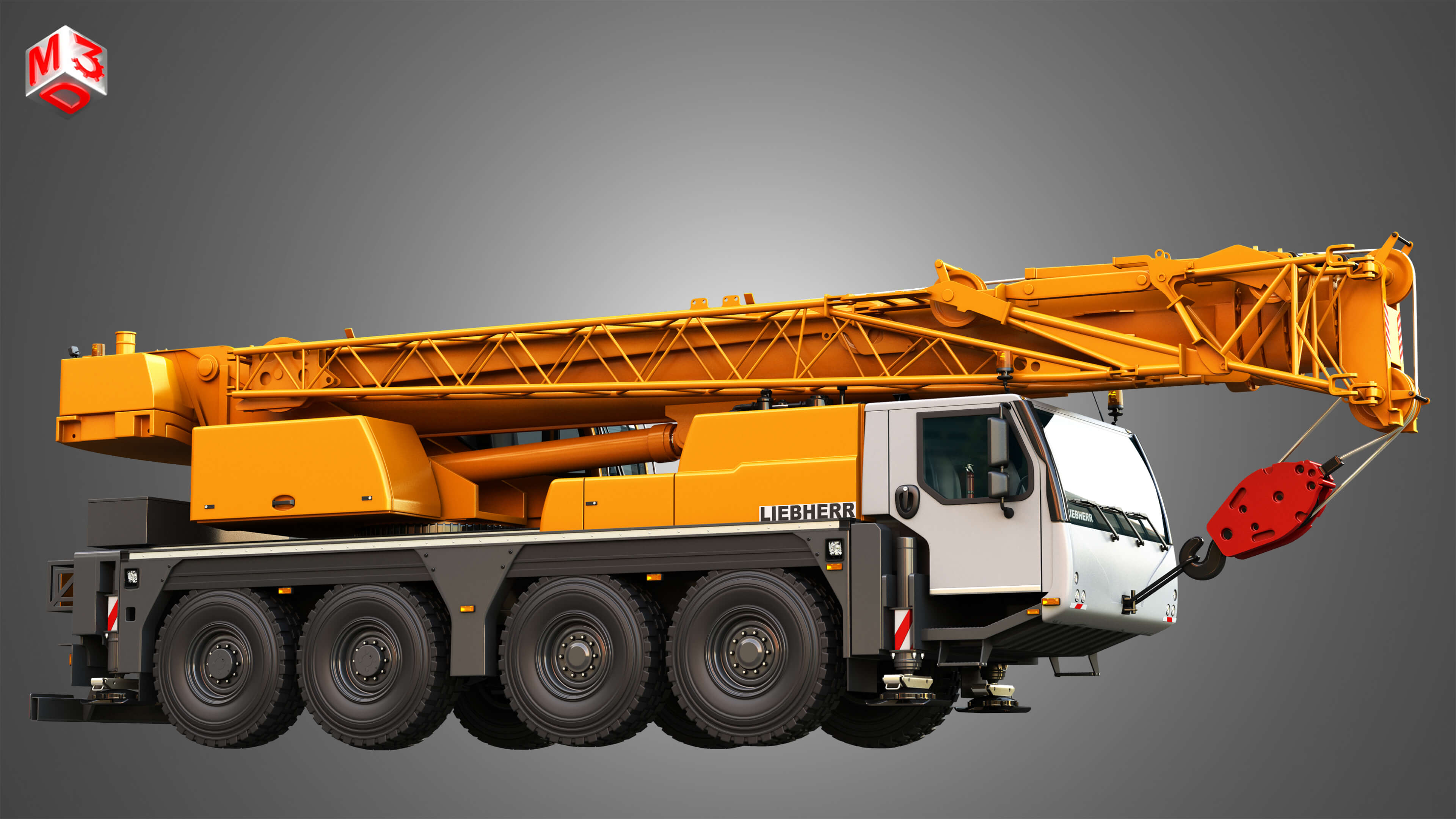 Ltm 1070-4-2 Mobile Crane 3D Model by Markos3d