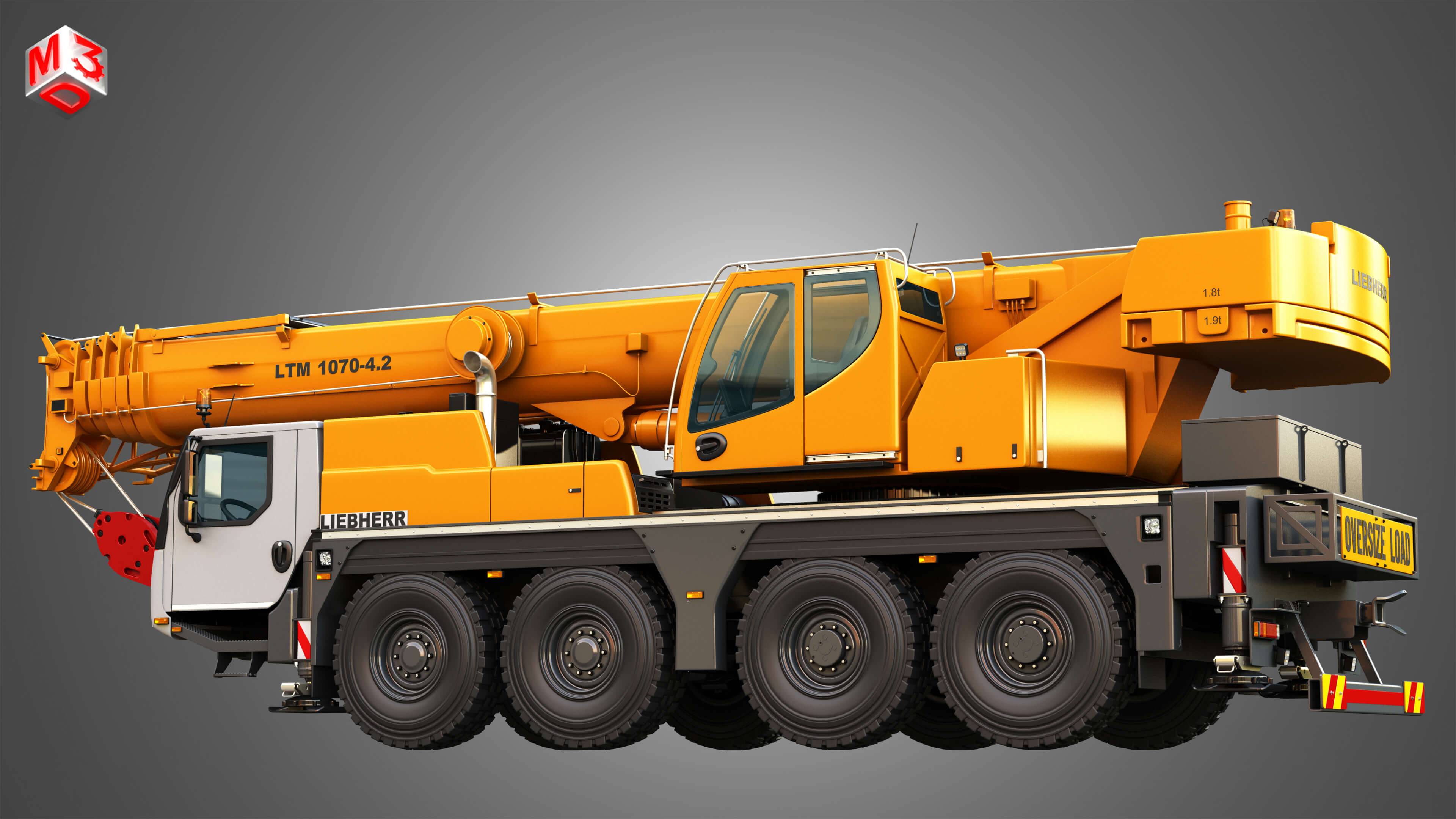 Ltm 1070-4-2 Mobile Crane 3D Model by Markos3d