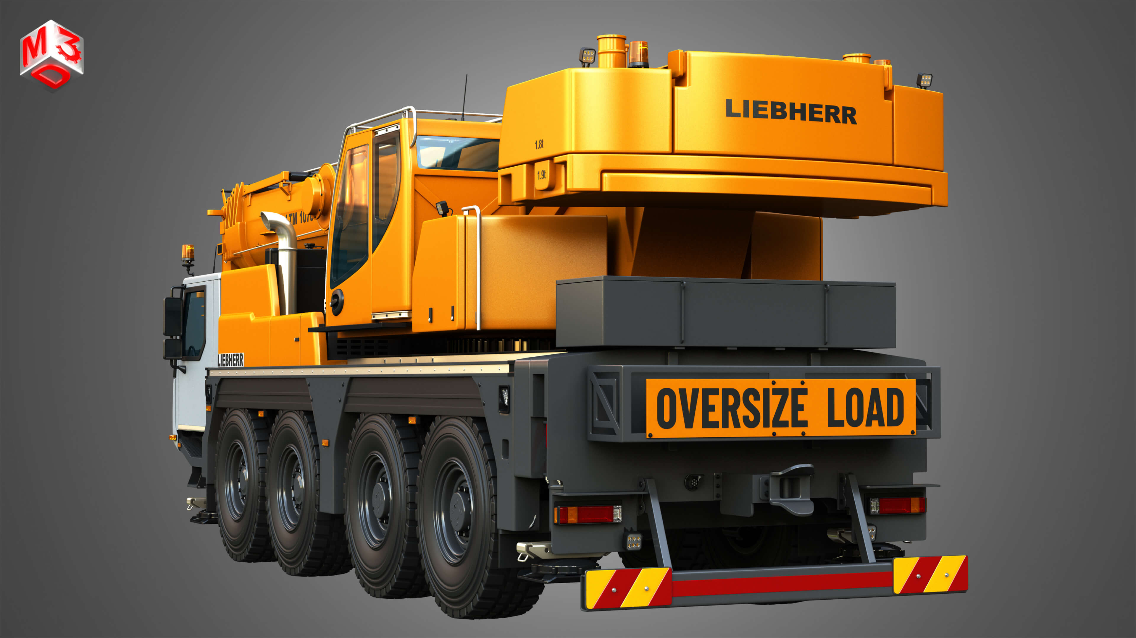 Ltm 1070-4-2 Mobile Crane 3D Model by Markos3d