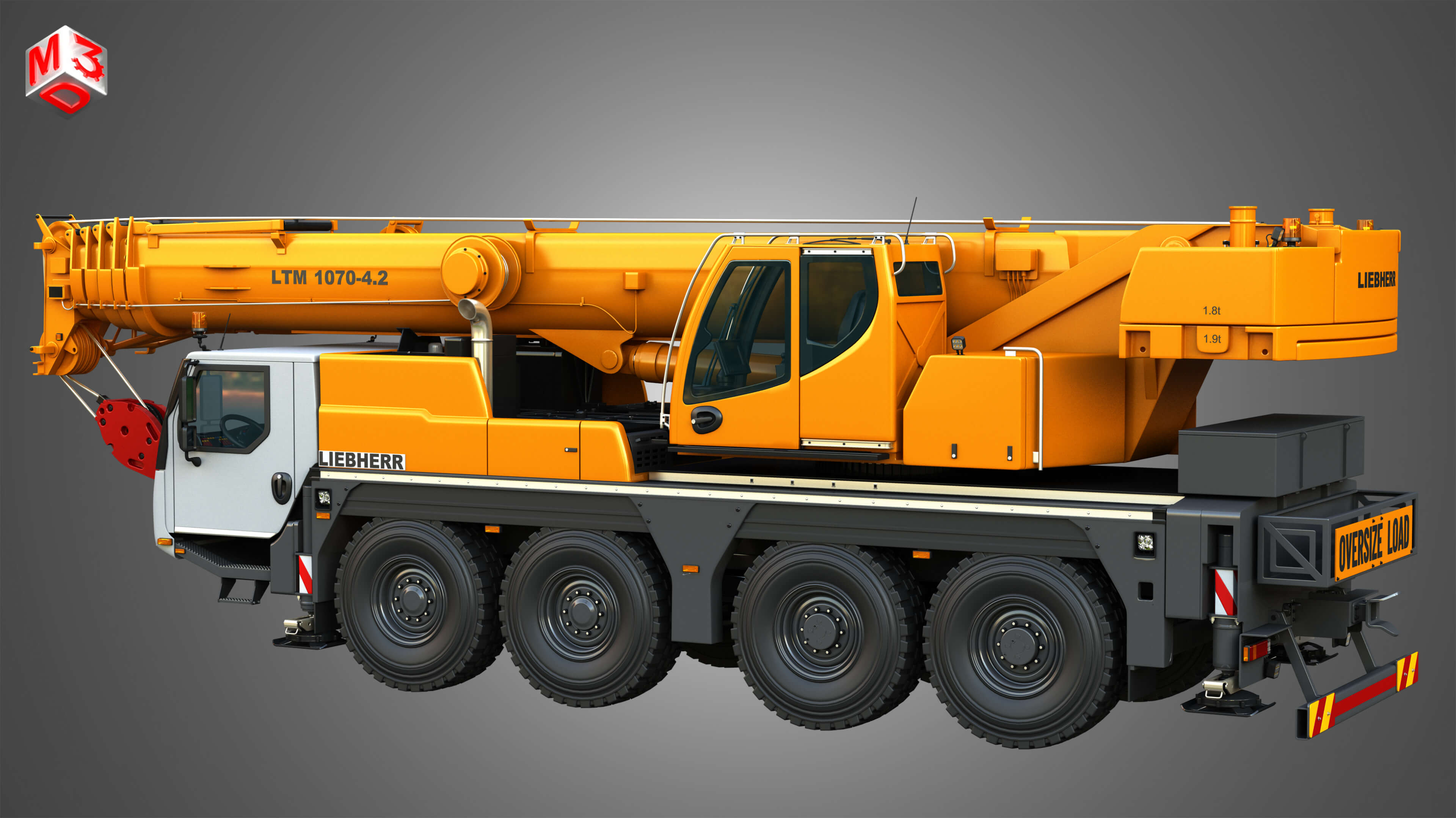 Ltm 1070-4-2 Mobile Crane 3D Model by Markos3d