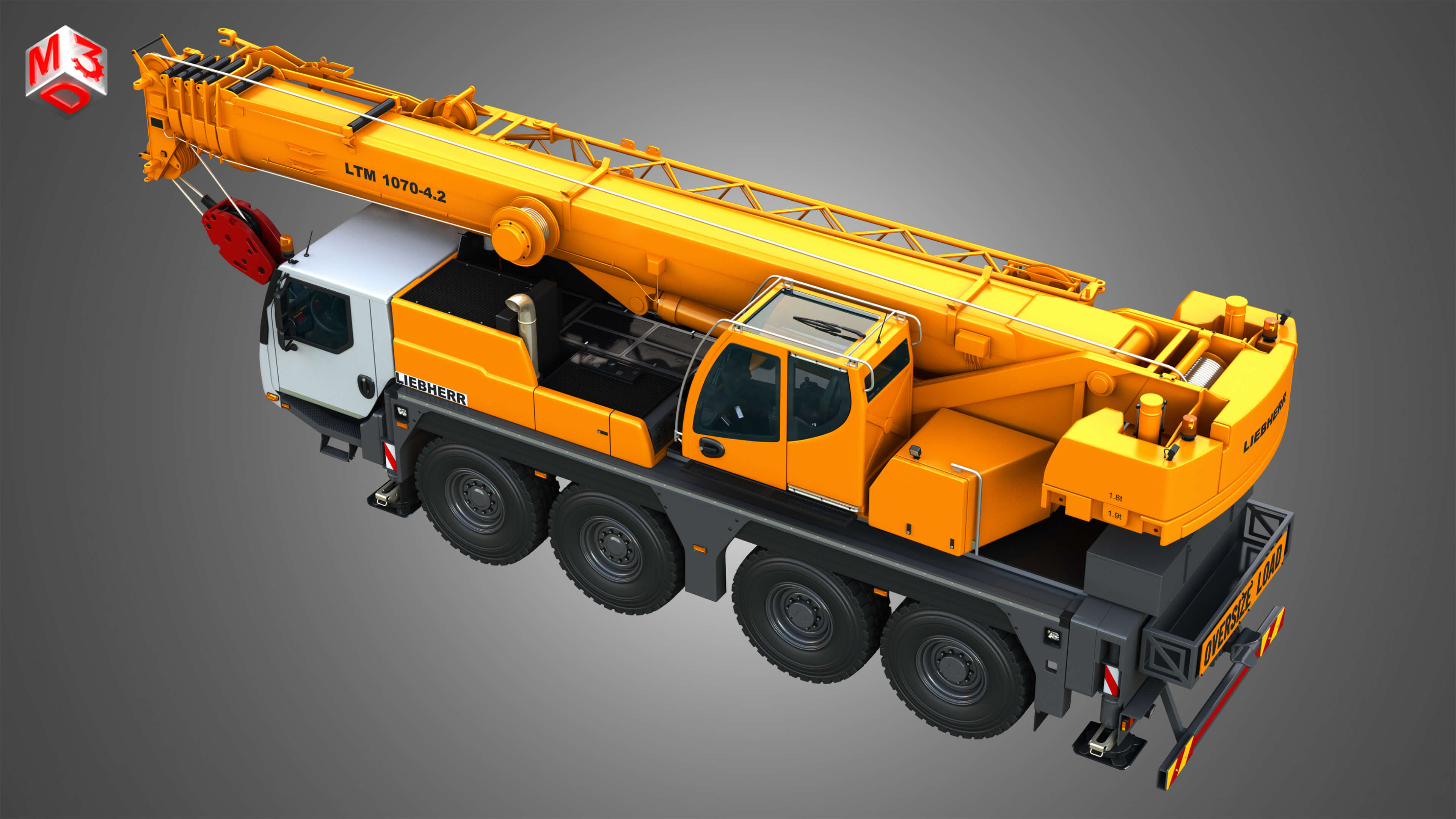 Ltm 1070-4-2 Mobile Crane 3D Model by Markos3d