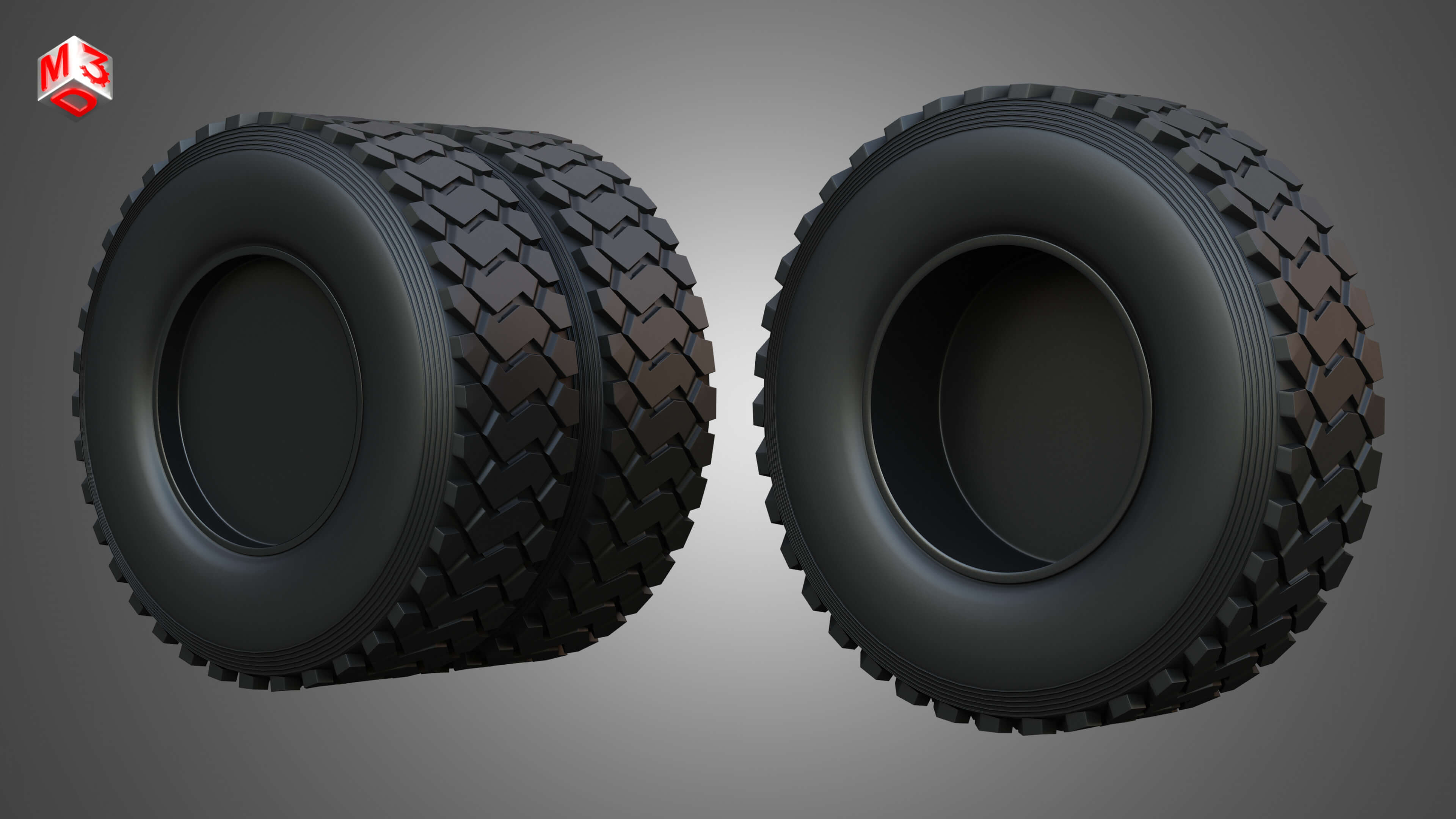 Markos Special Wheels and Tires Mswt -1 3D Model by Markos3d