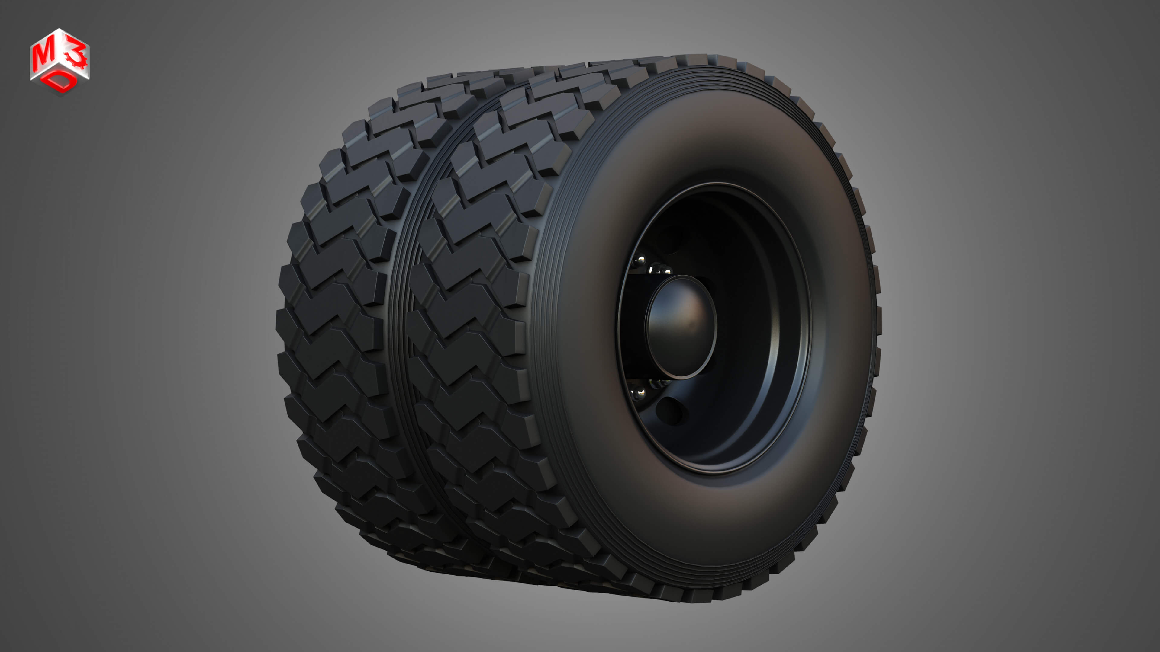Markos Special Wheels and Tires Mswt -1 3D Model by Markos3d