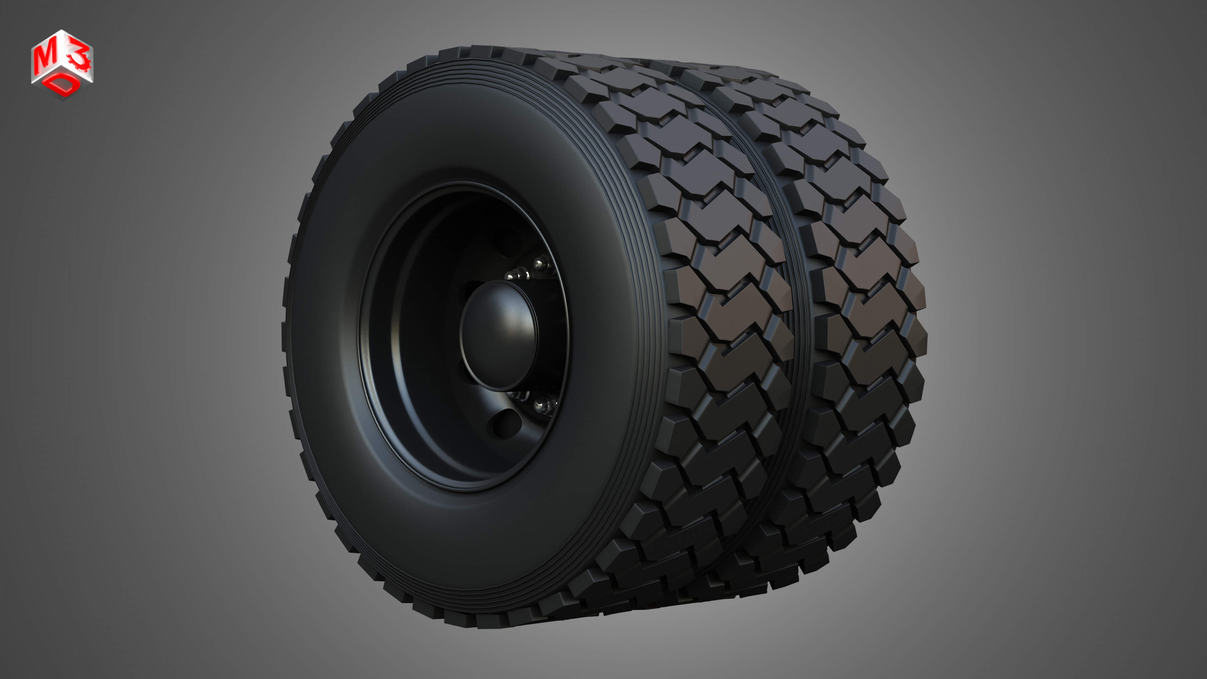 Markos Special Wheels and Tires Mswt -1 3D Model by Markos3d