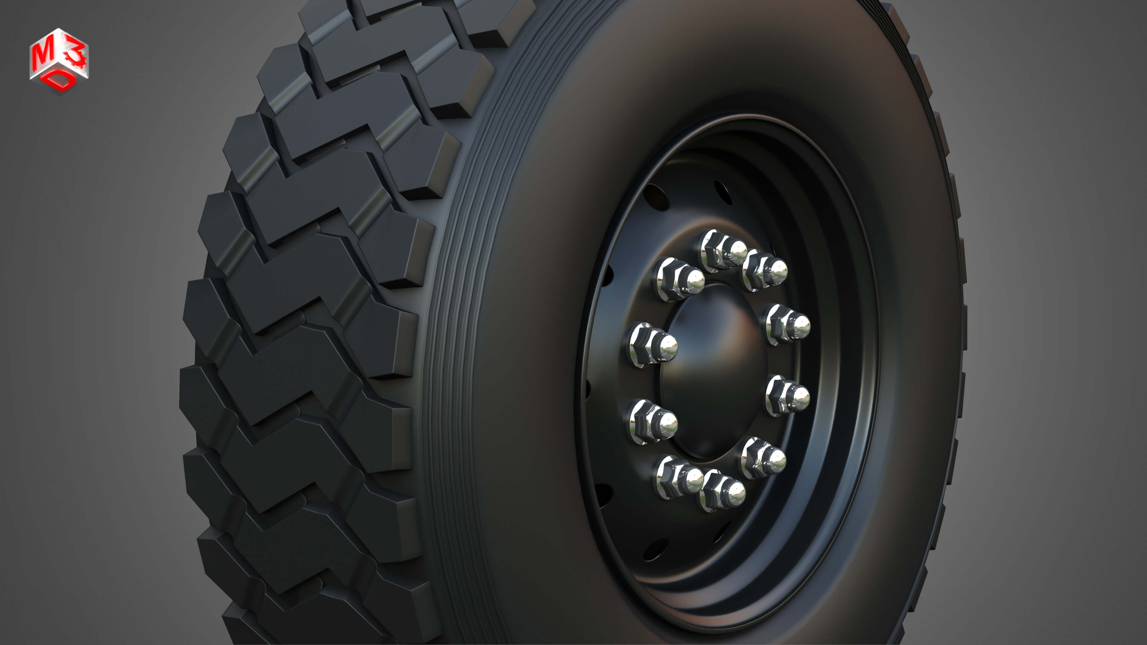 Markos Special Wheels and Tires Mswt -1 3D Model by Markos3d