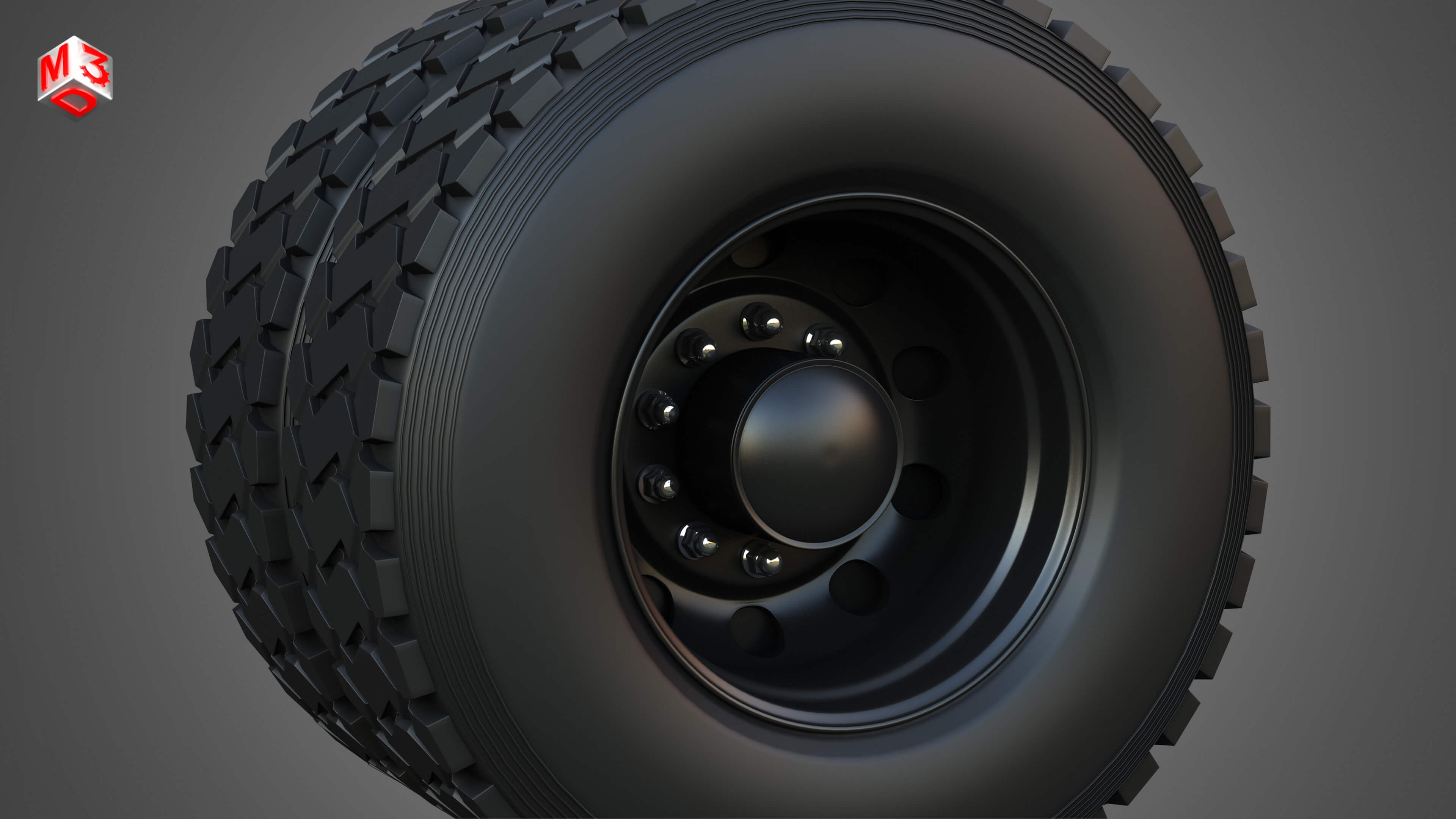 Markos Special Wheels and Tires Mswt -1 3D Model by Markos3d
