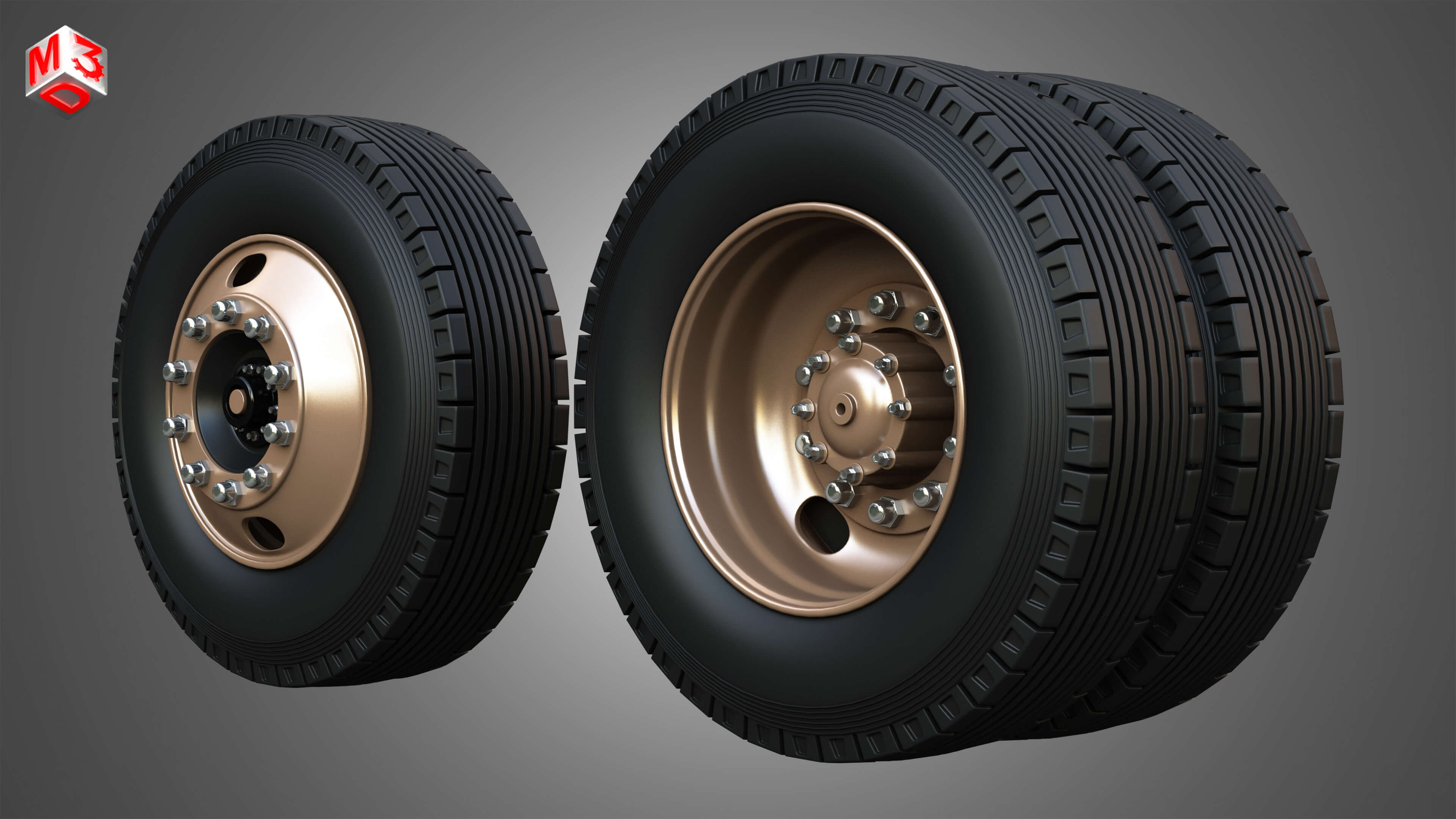 Markos Special Wheels and Tires Mswt -2 3D Model by Markos3d