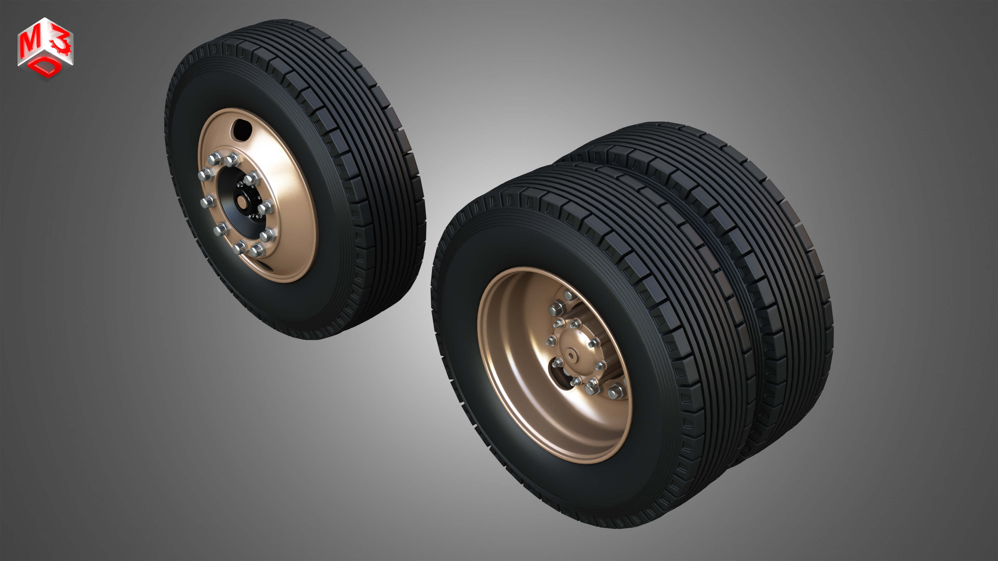 Markos Special Wheels and Tires Mswt -2 3D Model by Markos3d