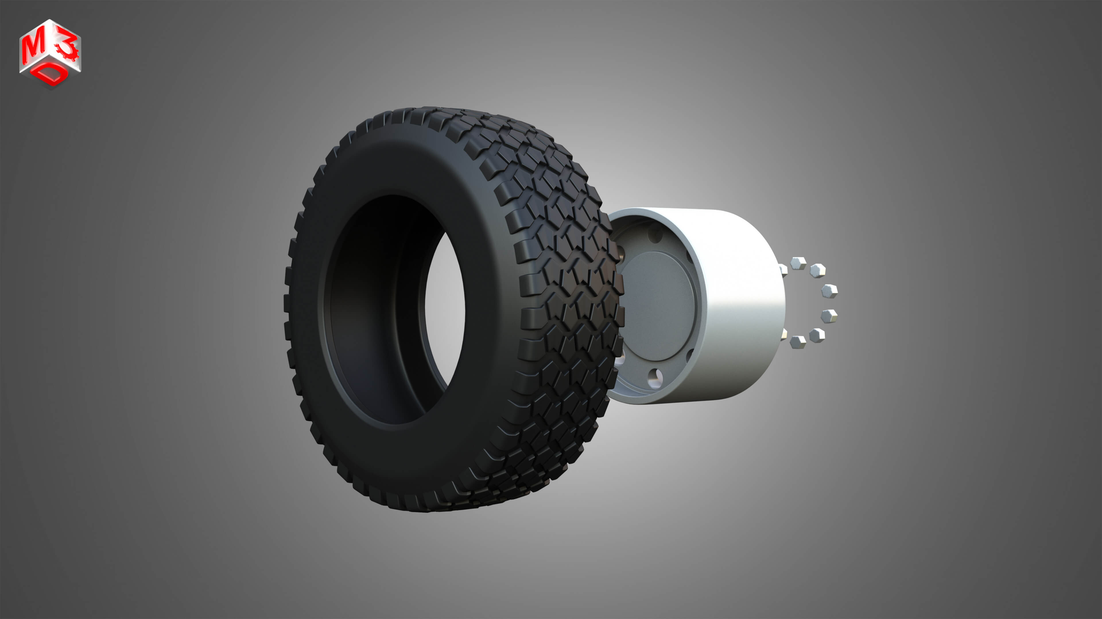 Markos Special Wheels and Tires Mswt -4 3D Model by Markos3d