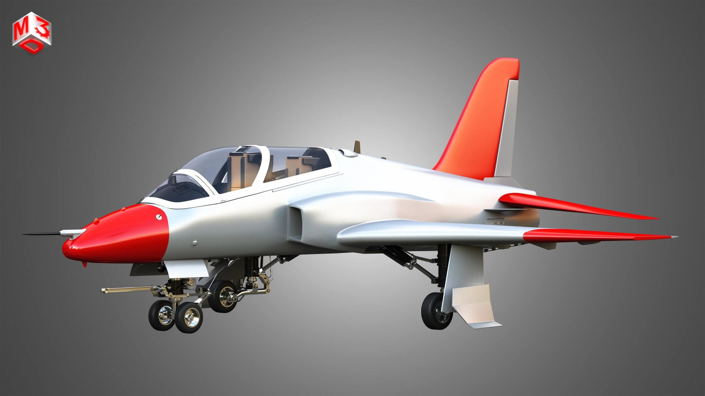 McDonnell Douglas T-45 3D Model by Markos3d
