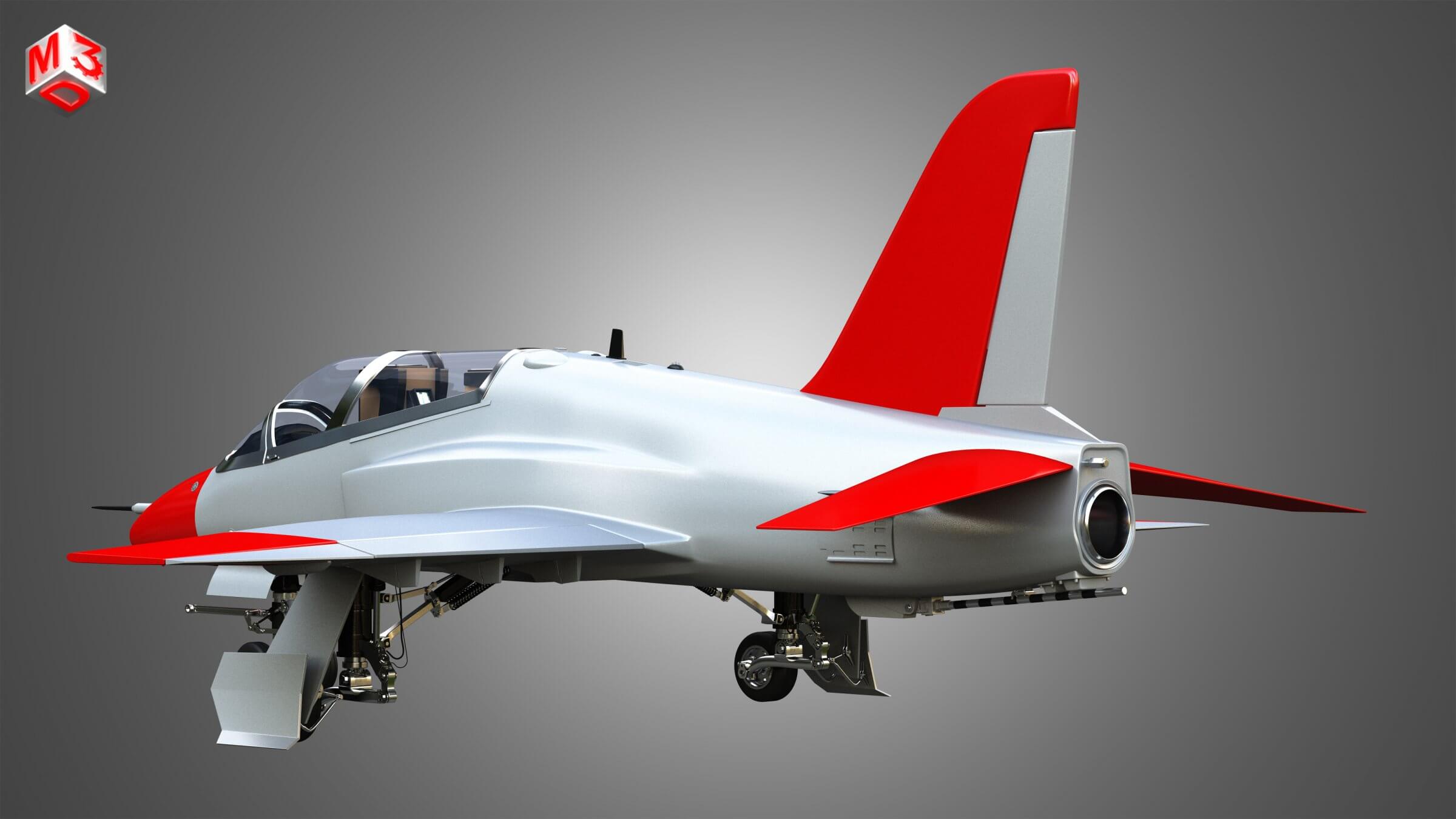 McDonnell Douglas T-45 3D Model by Markos3d