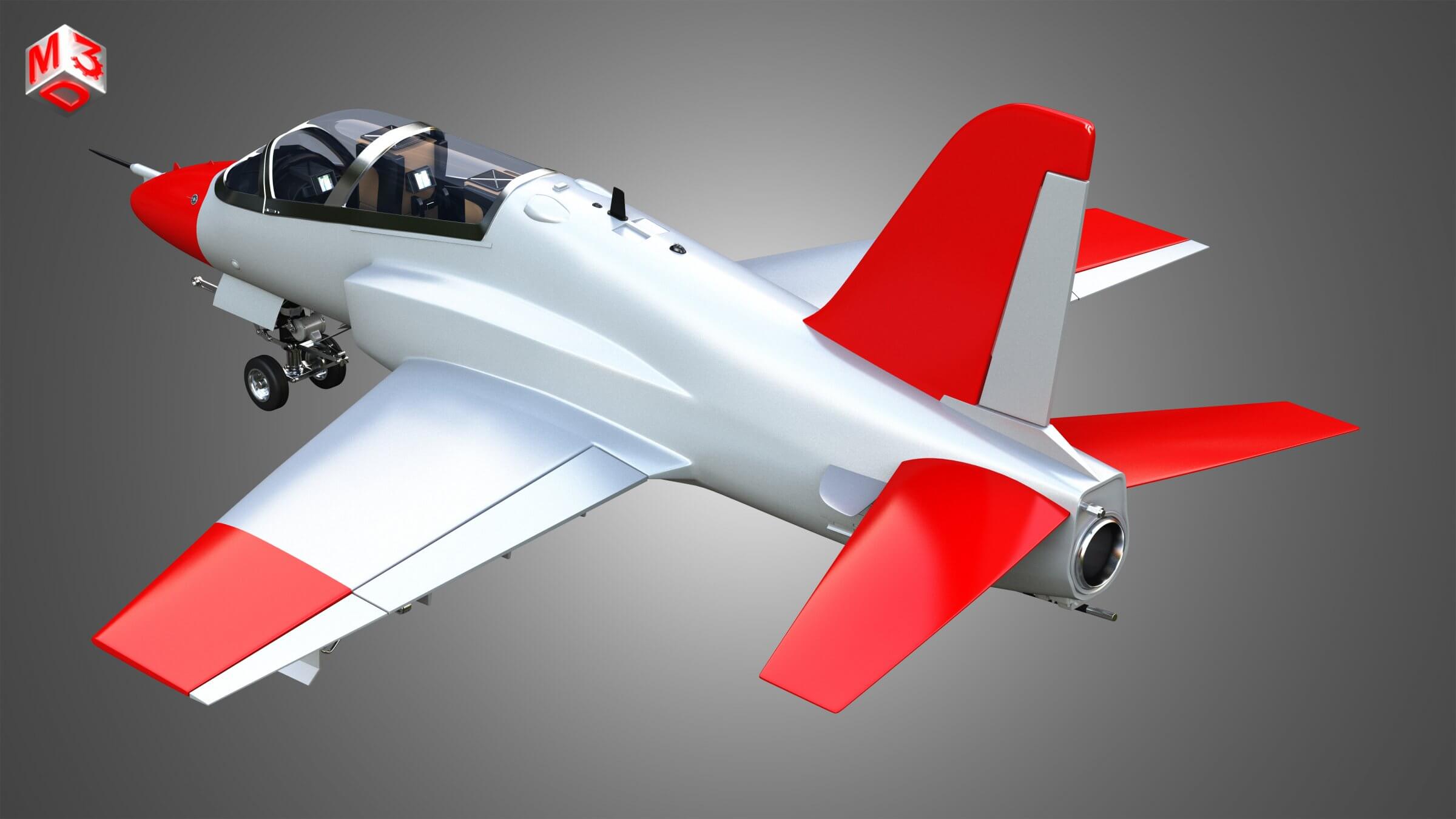 McDonnell Douglas T-45 3D Model by Markos3d