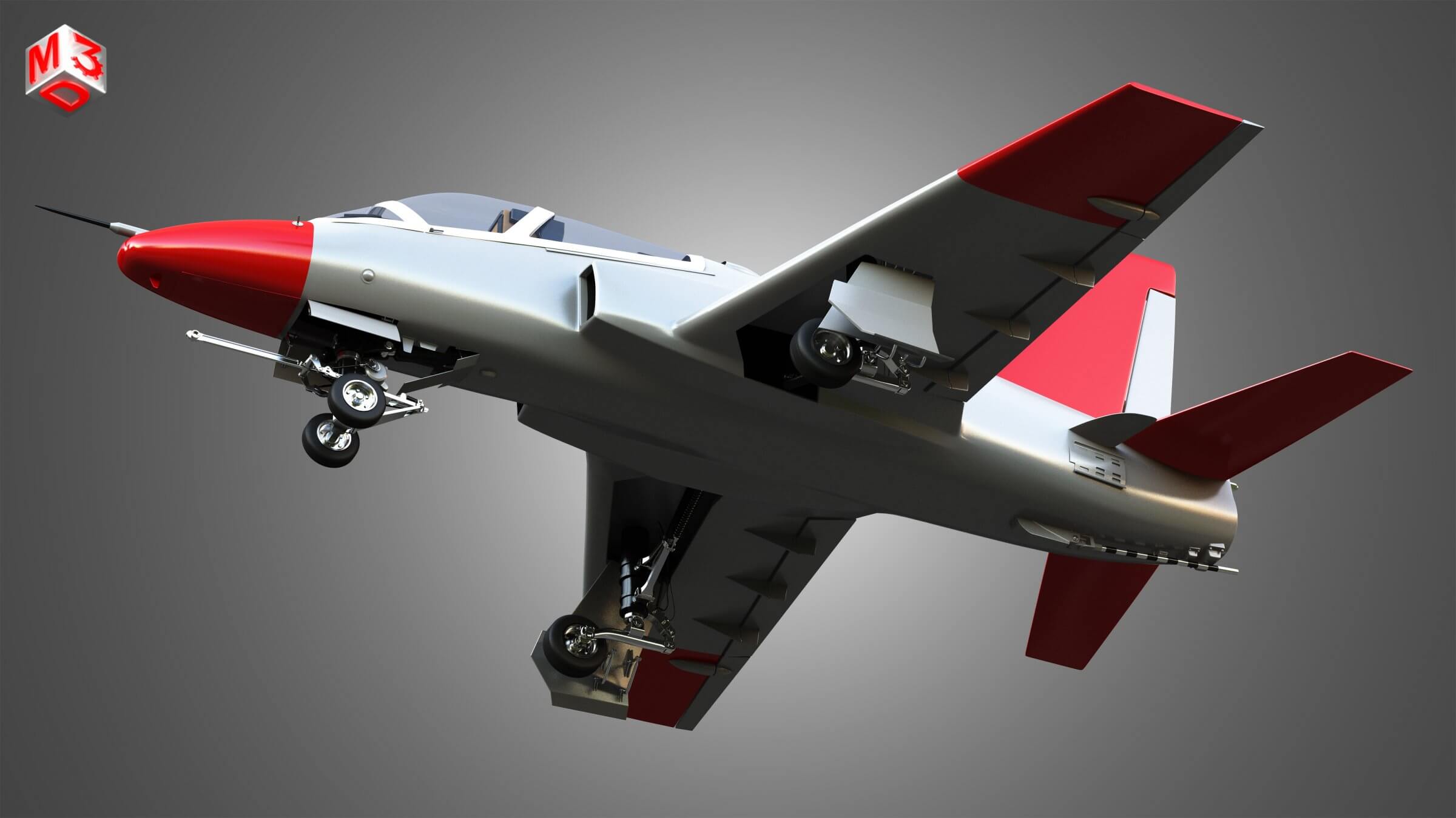 McDonnell Douglas T-45 3D Model by Markos3d