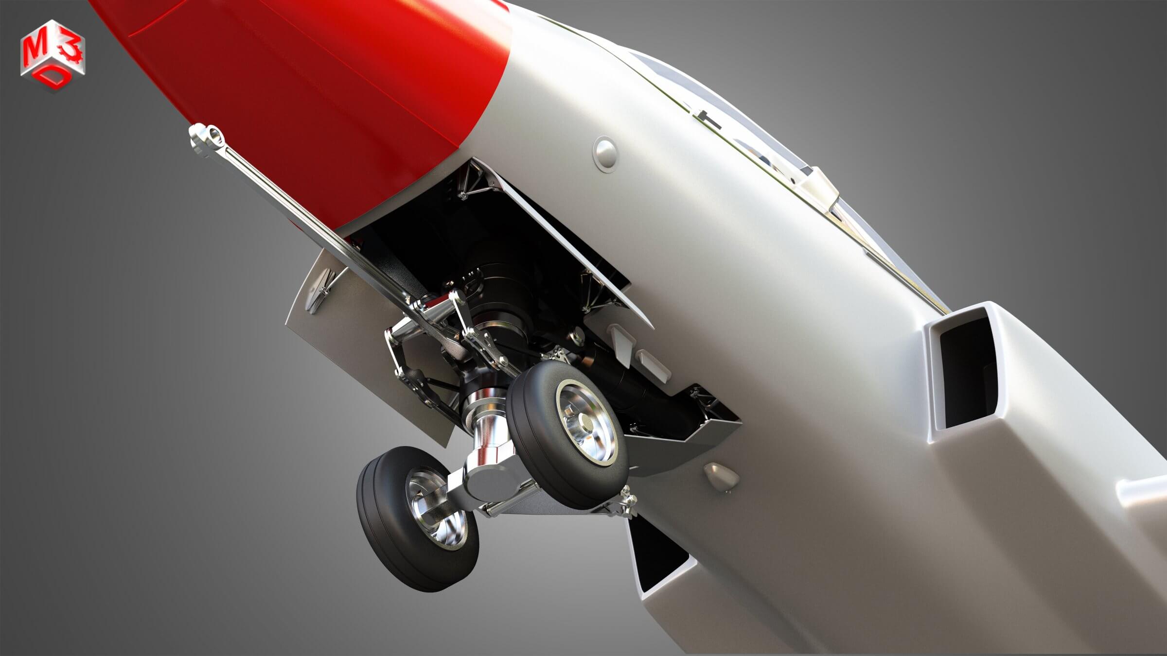 McDonnell Douglas T-45 3D Model by Markos3d