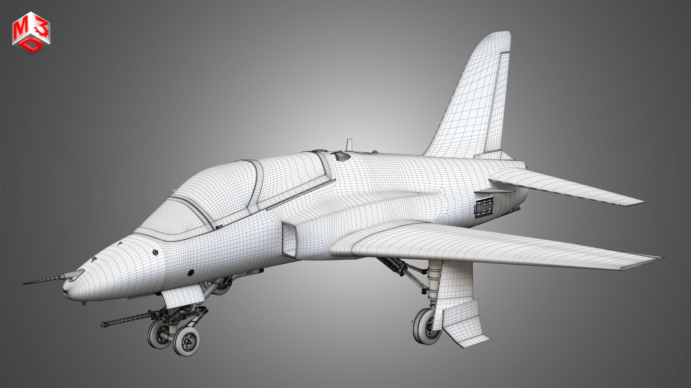 McDonnell Douglas T-45 3D Model by Markos3d