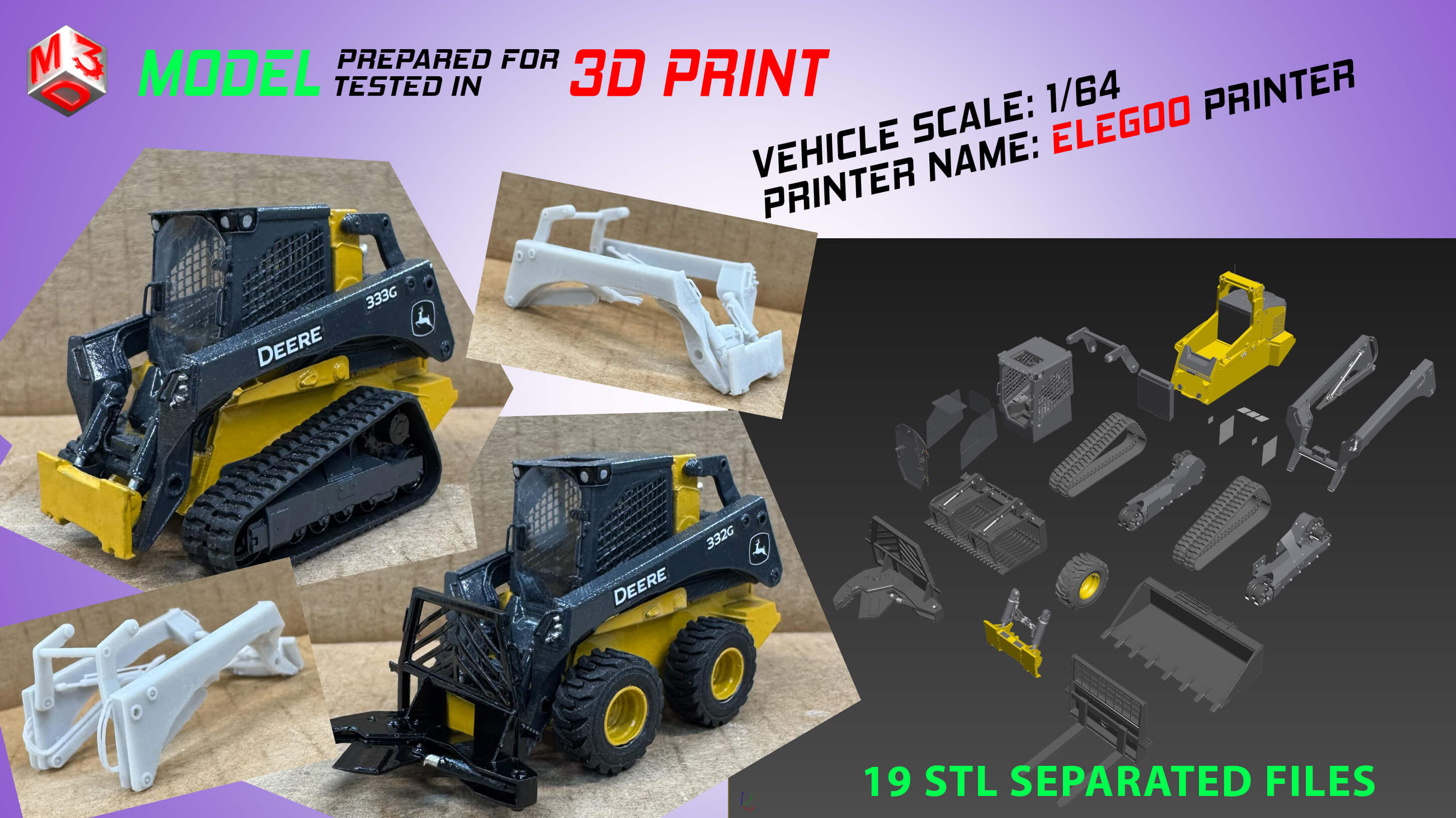 Model - Prepared for 3D Print - Tested in 3D Print - A1 by Markos3d