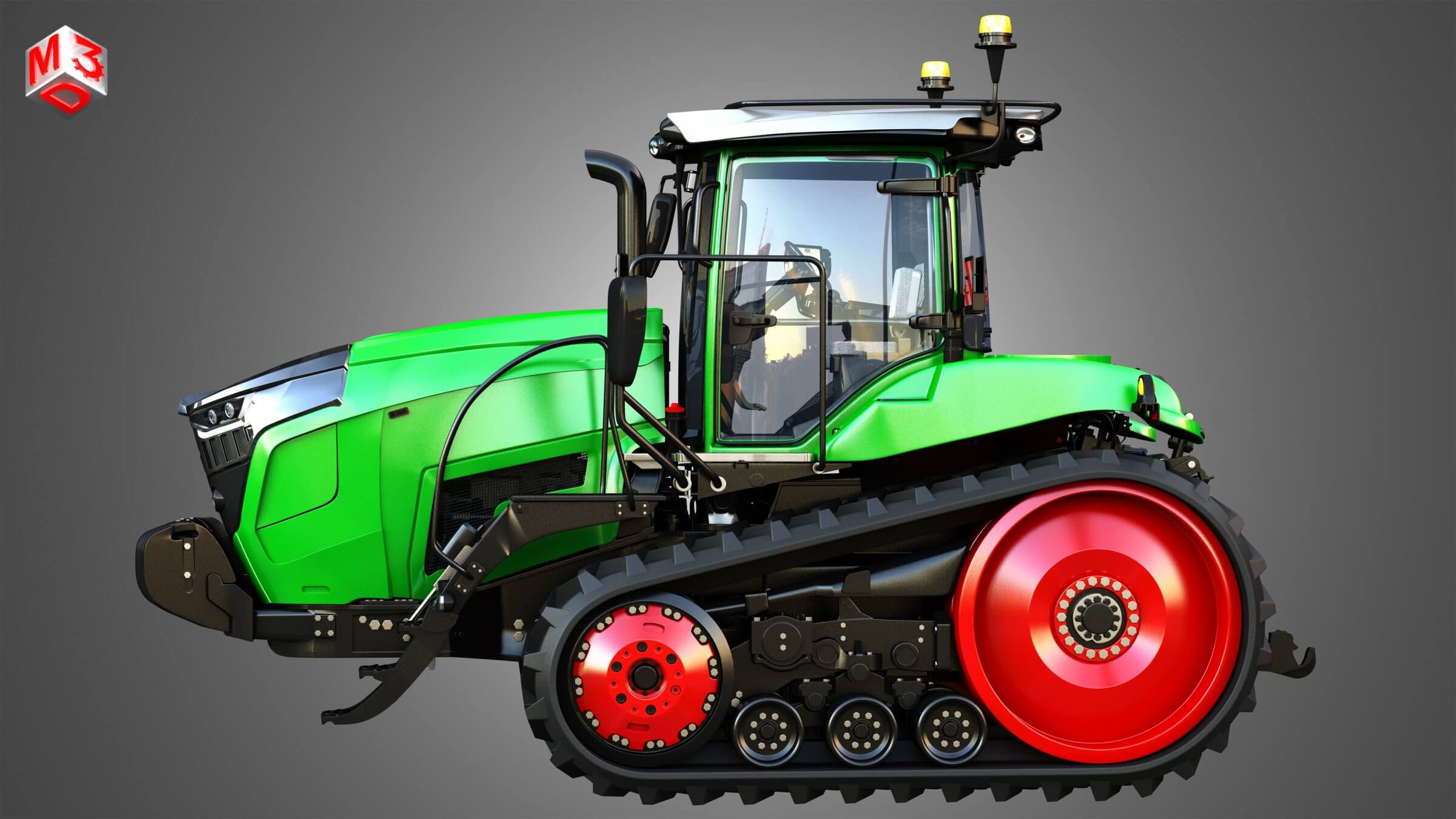 MT900 Tractor - 3D Model by Markos3d