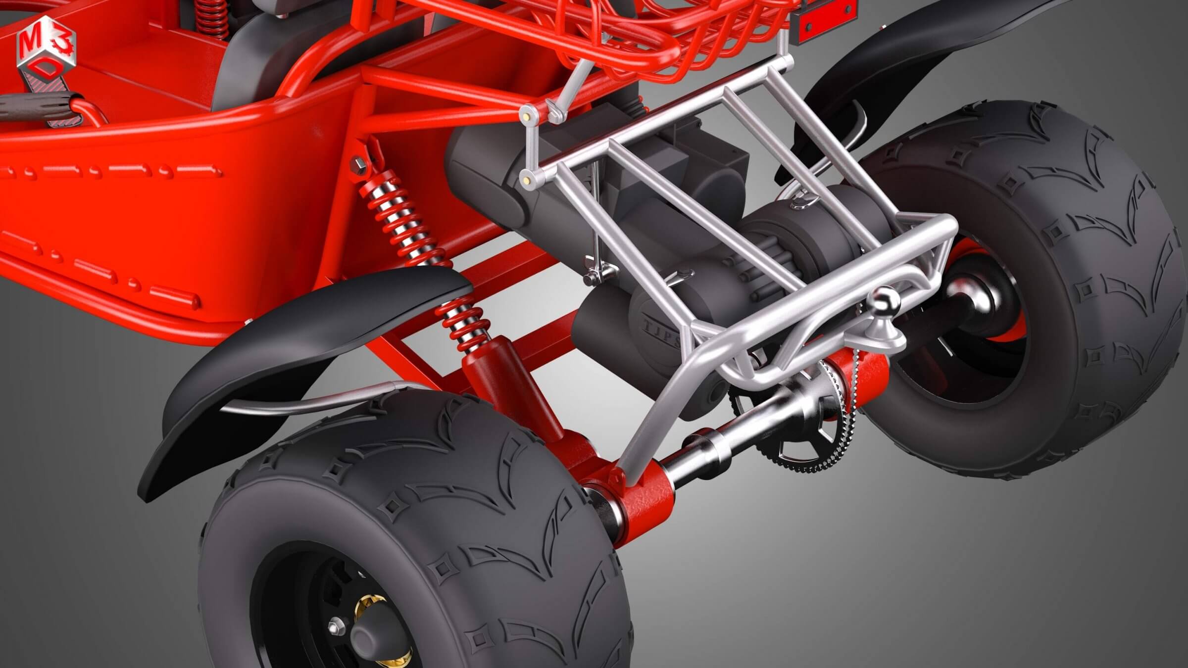 Off Road Buggy - 3D Model by Markos3d