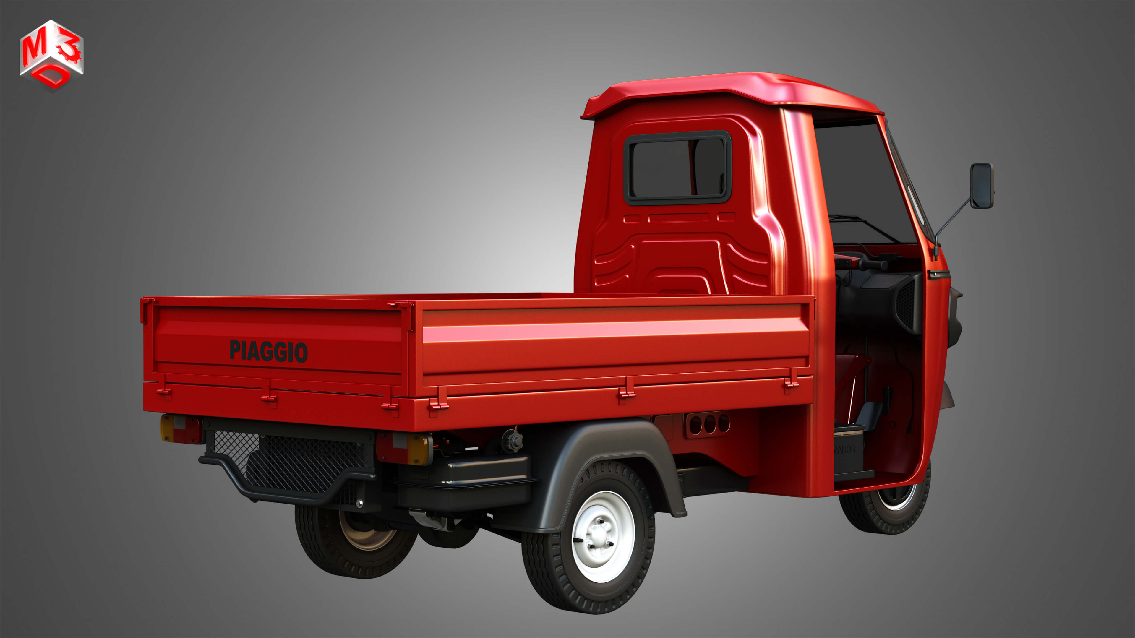 Piaggio Ape Xtra HT 300cc CNG Normal - 3D Model by Markos3d