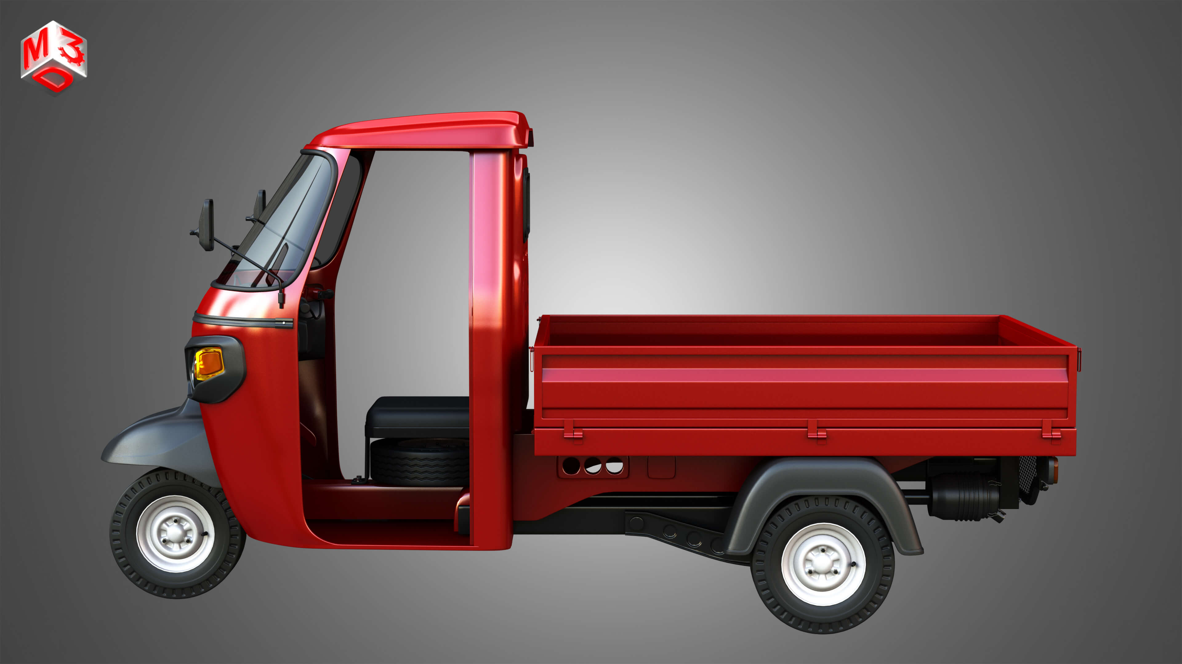 Piaggio Ape Xtra HT 300cc CNG Normal - 3D Model by Markos3d