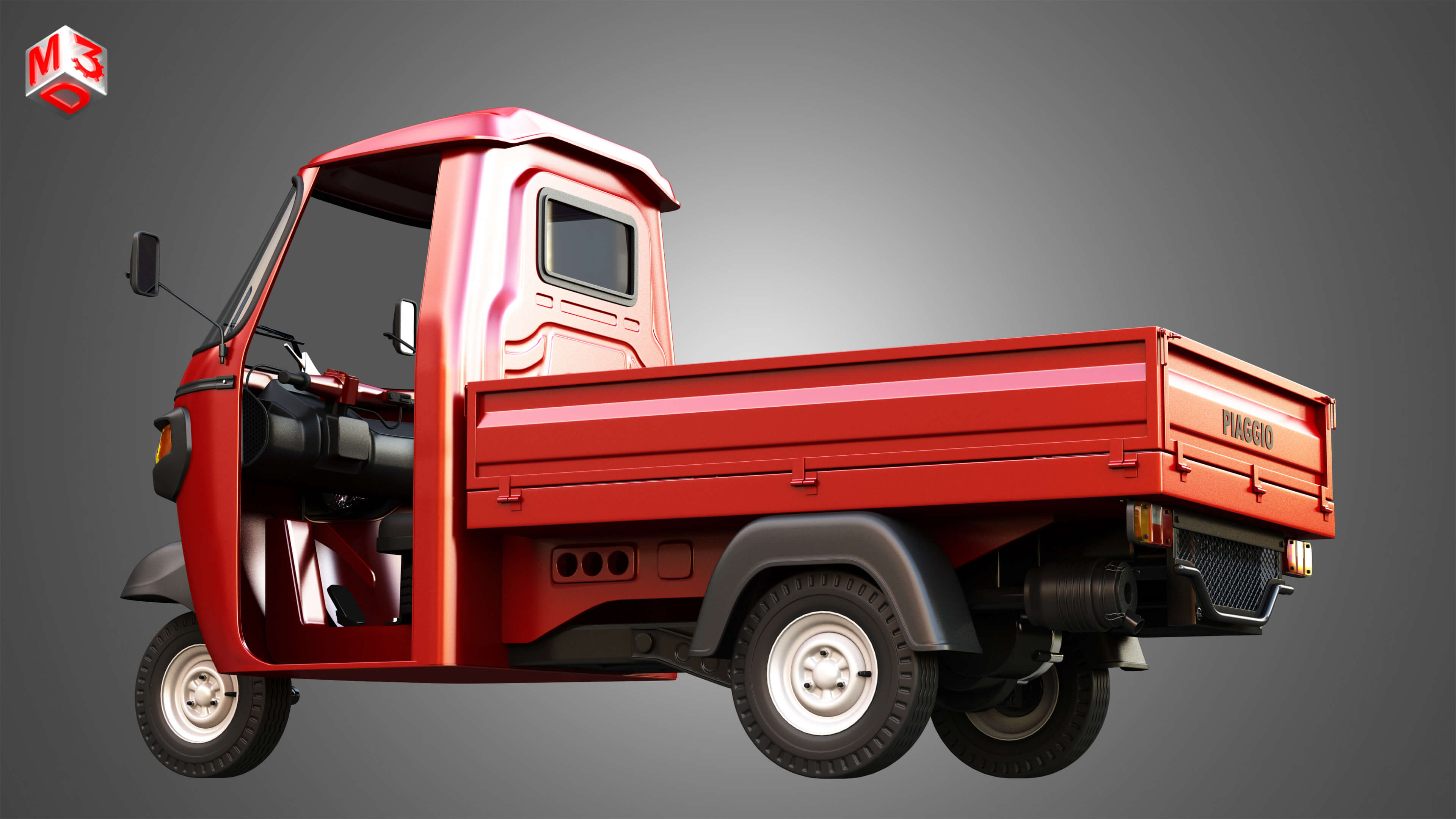 Piaggio Ape Xtra HT 300cc CNG Normal - 3D Model by Markos3d