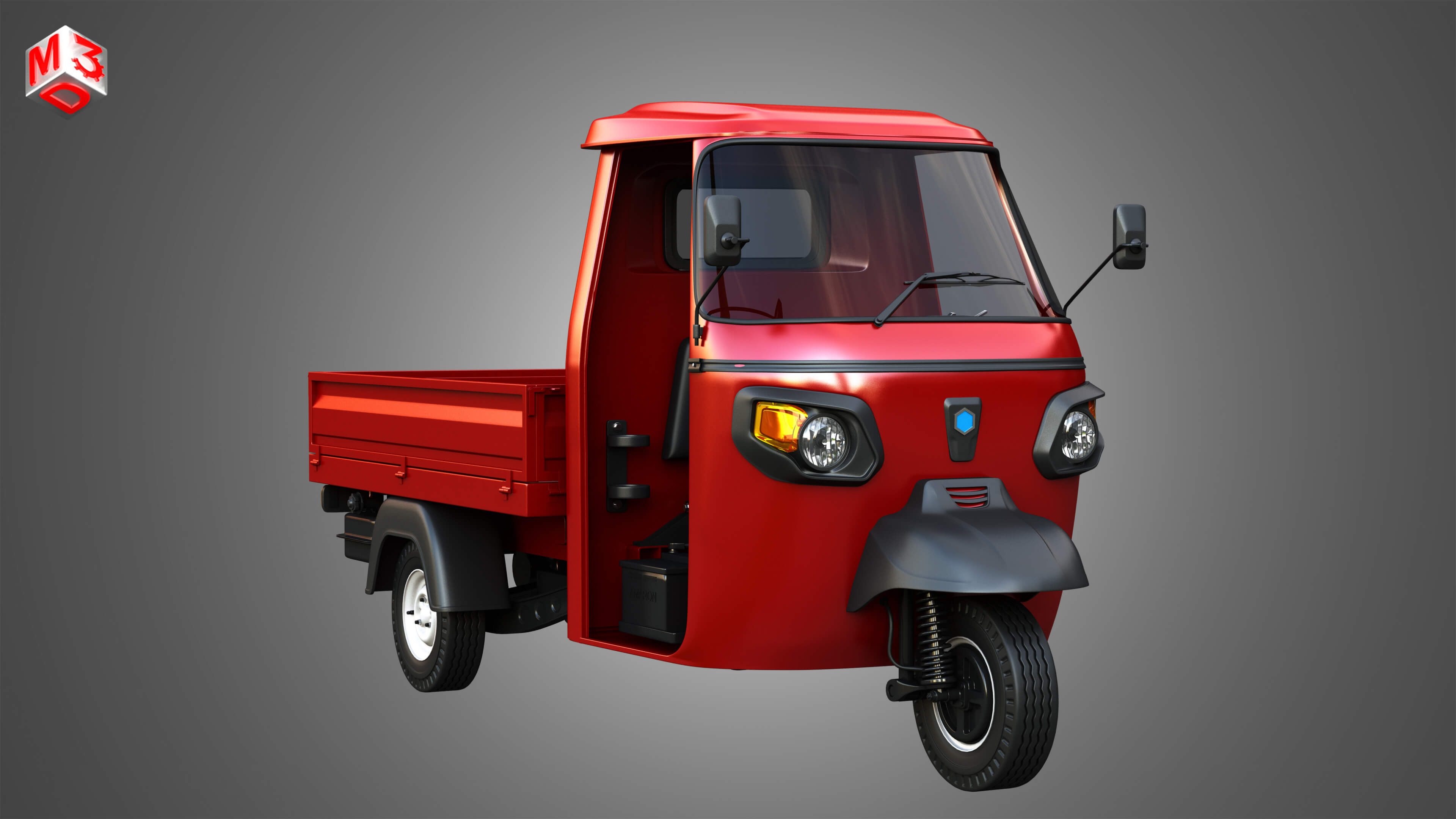 Piaggio Ape Xtra HT 300cc CNG Normal - 3D Model by Markos3d