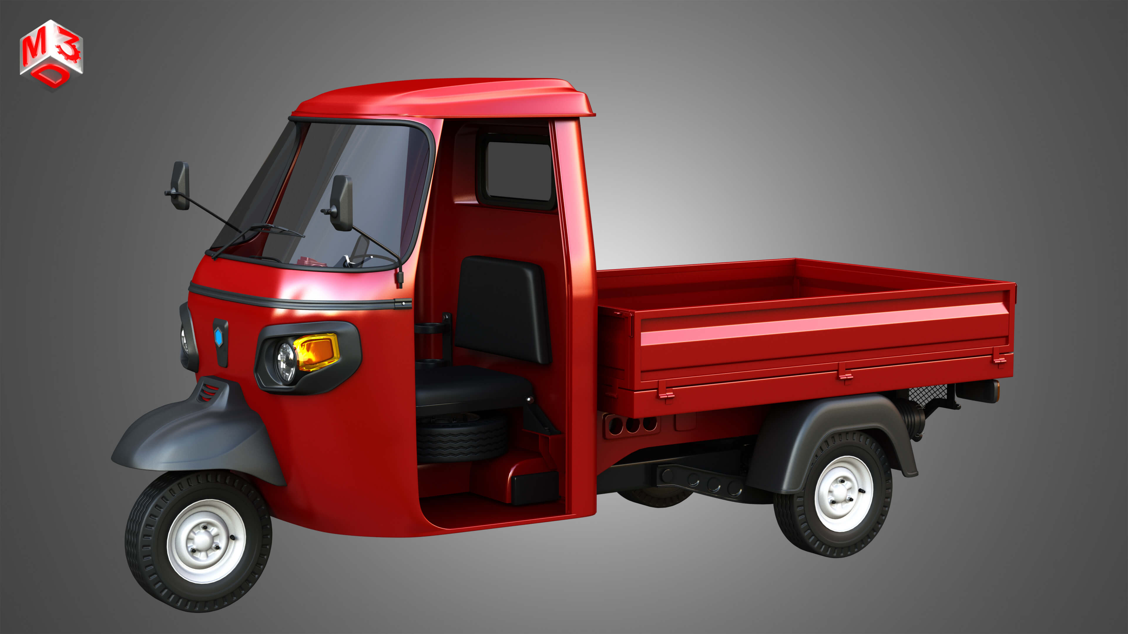 Piaggio Ape Xtra HT 300cc CNG Normal - 3D Model by Markos3d