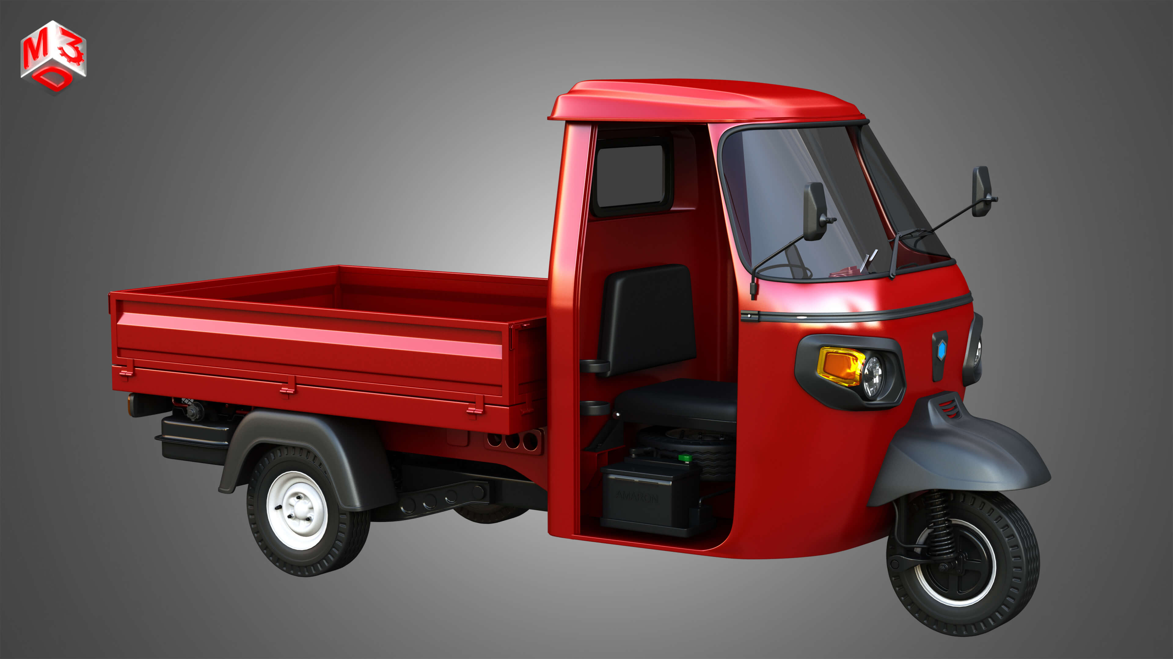 Piaggio Ape Xtra HT 300cc CNG Normal - 3D Model by Markos3d