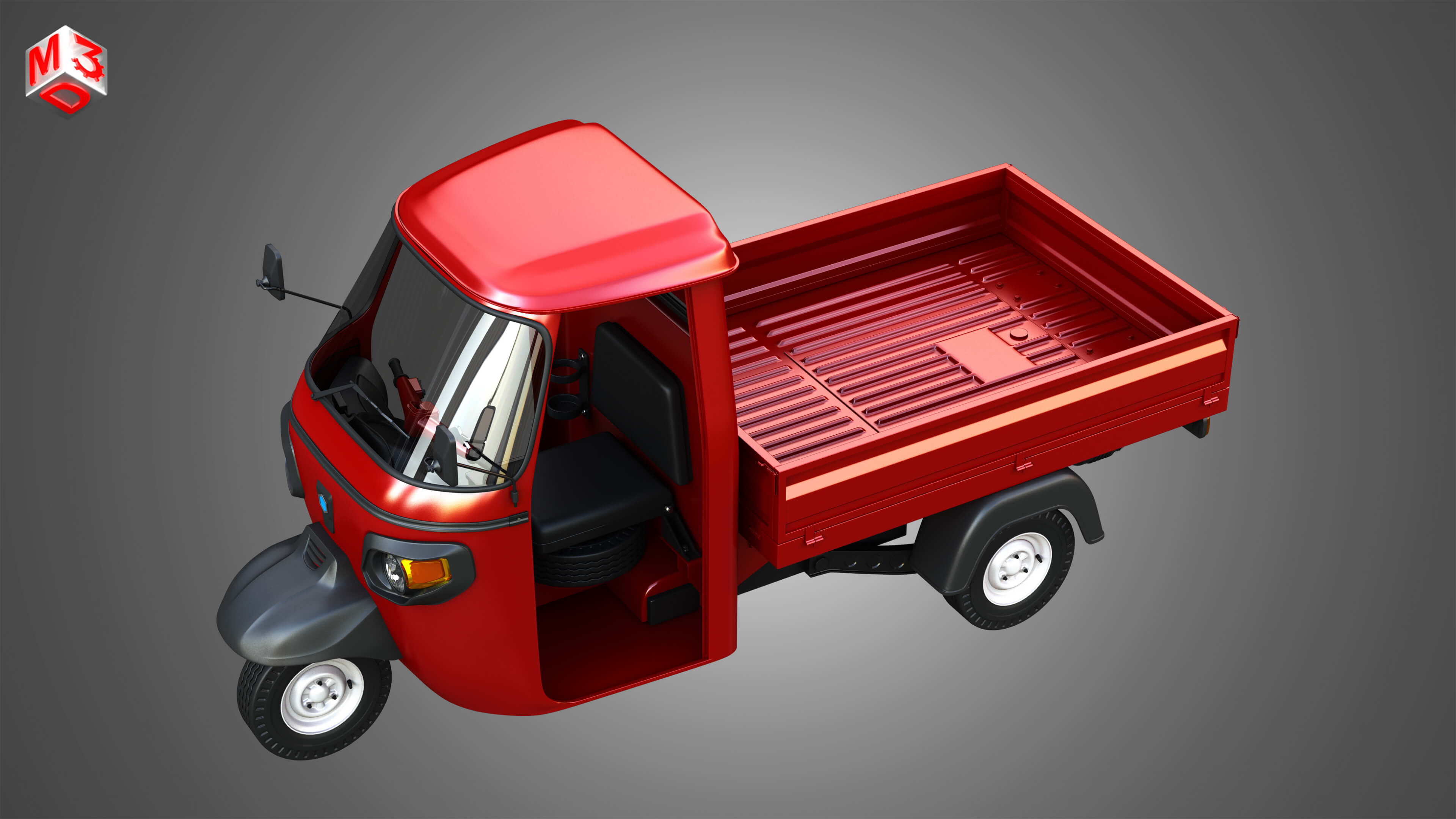 Piaggio Ape Xtra HT 300cc CNG Normal - 3D Model by Markos3d