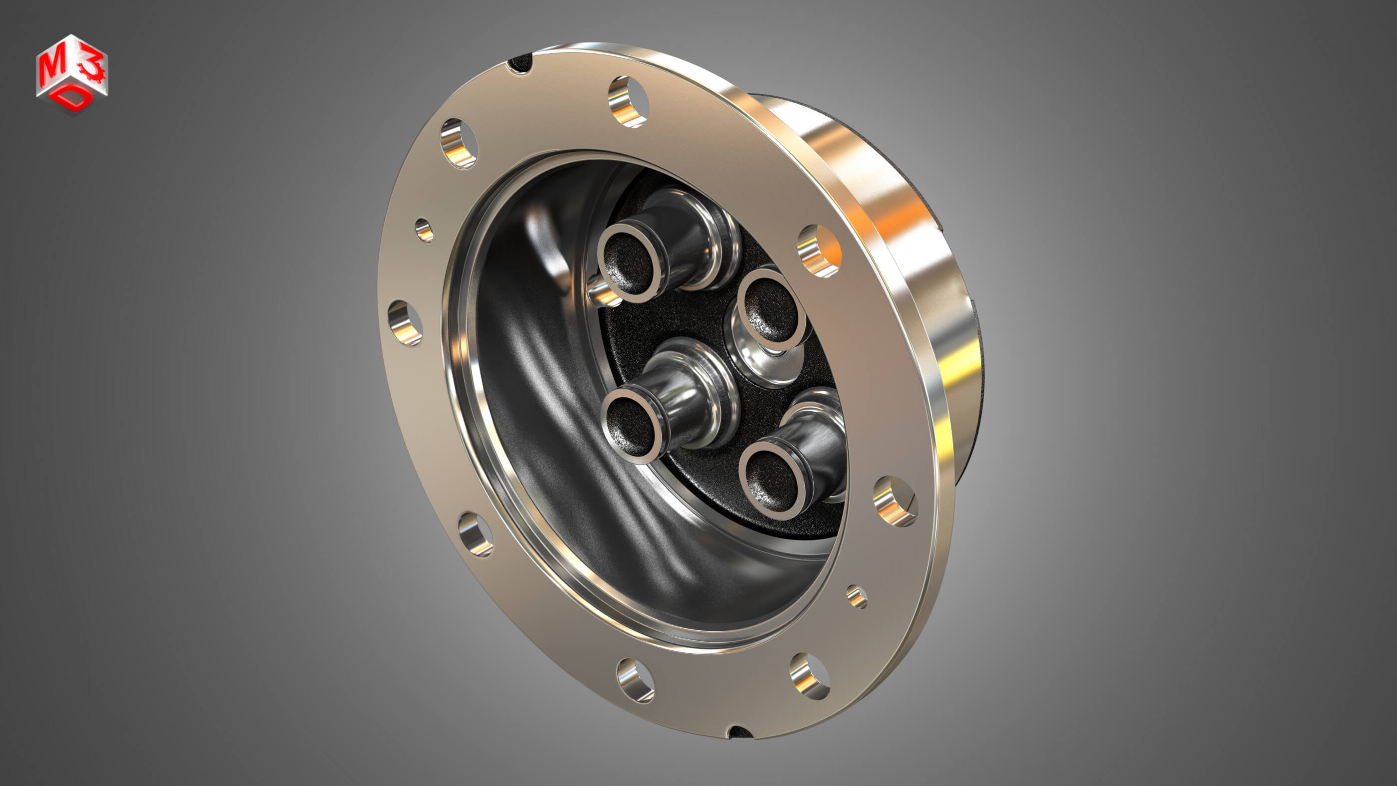 Planet Gear Carrier - 3D Model by Markos3d