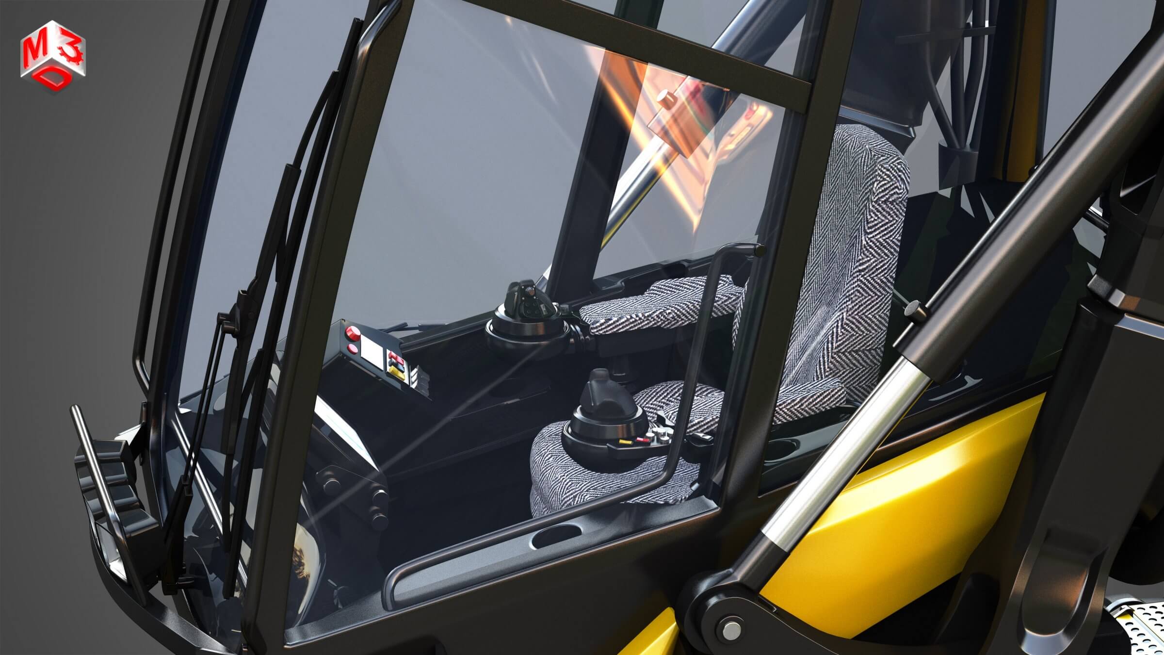 Ponsse Scorpionking Forestry Machine - 3D Model by Markos3d