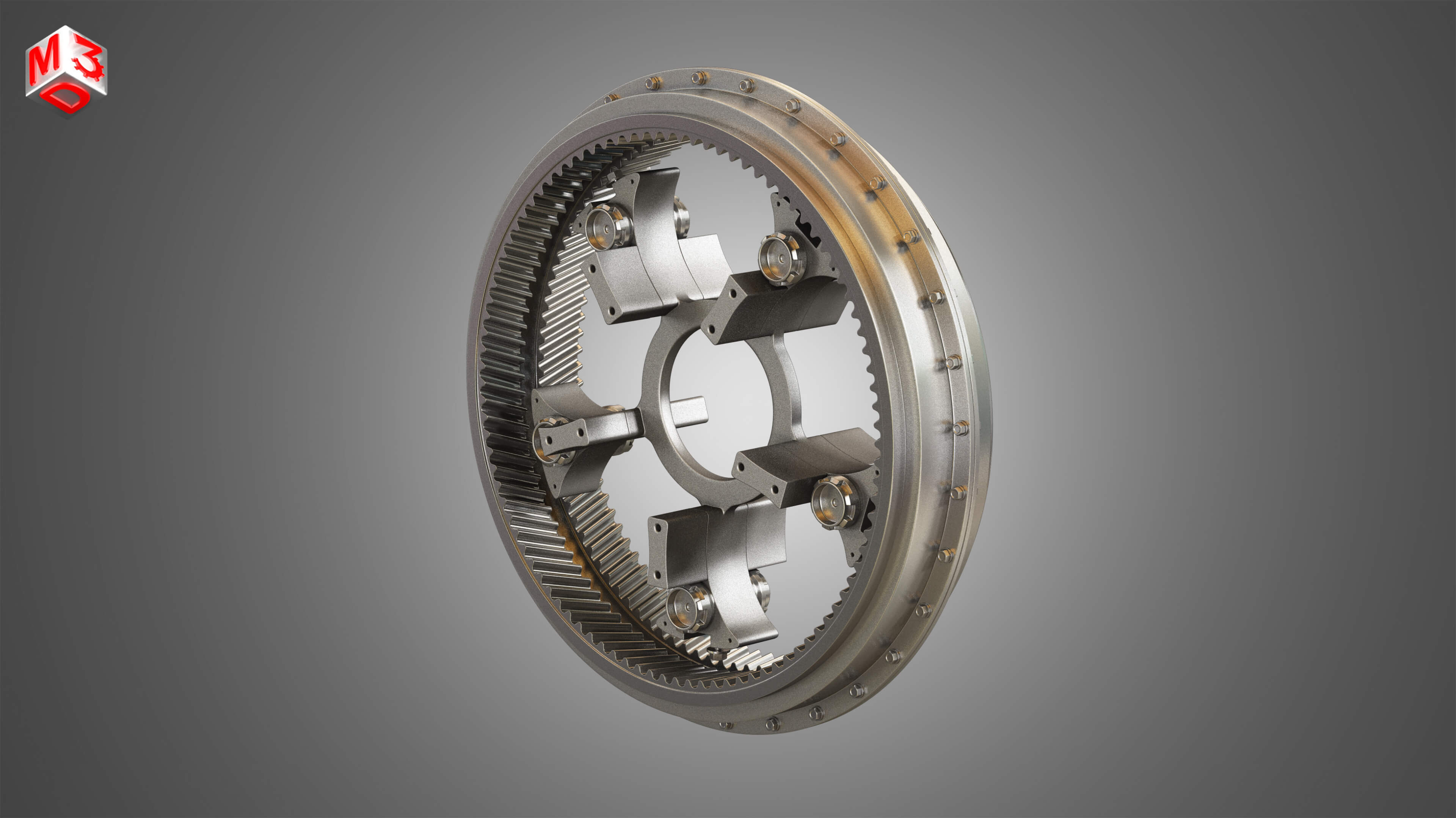 PW Gtf Engine Gearbox - 3D Model by Markos3d