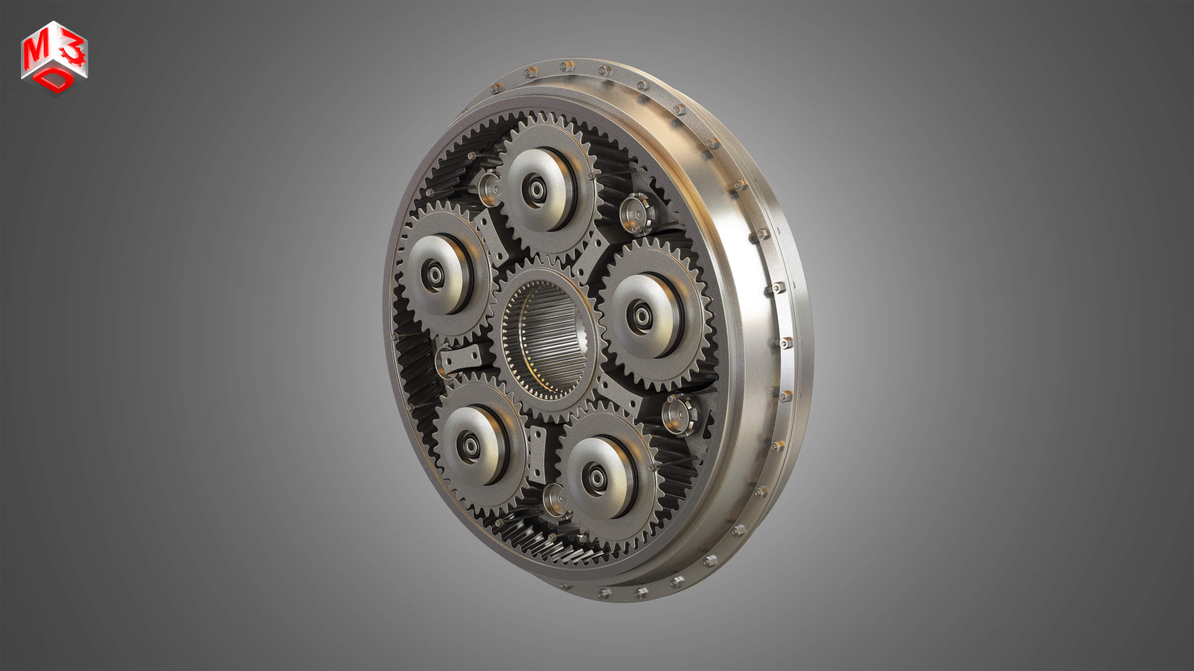 PW Gtf Engine Gearbox - 3D Model by Markos3d