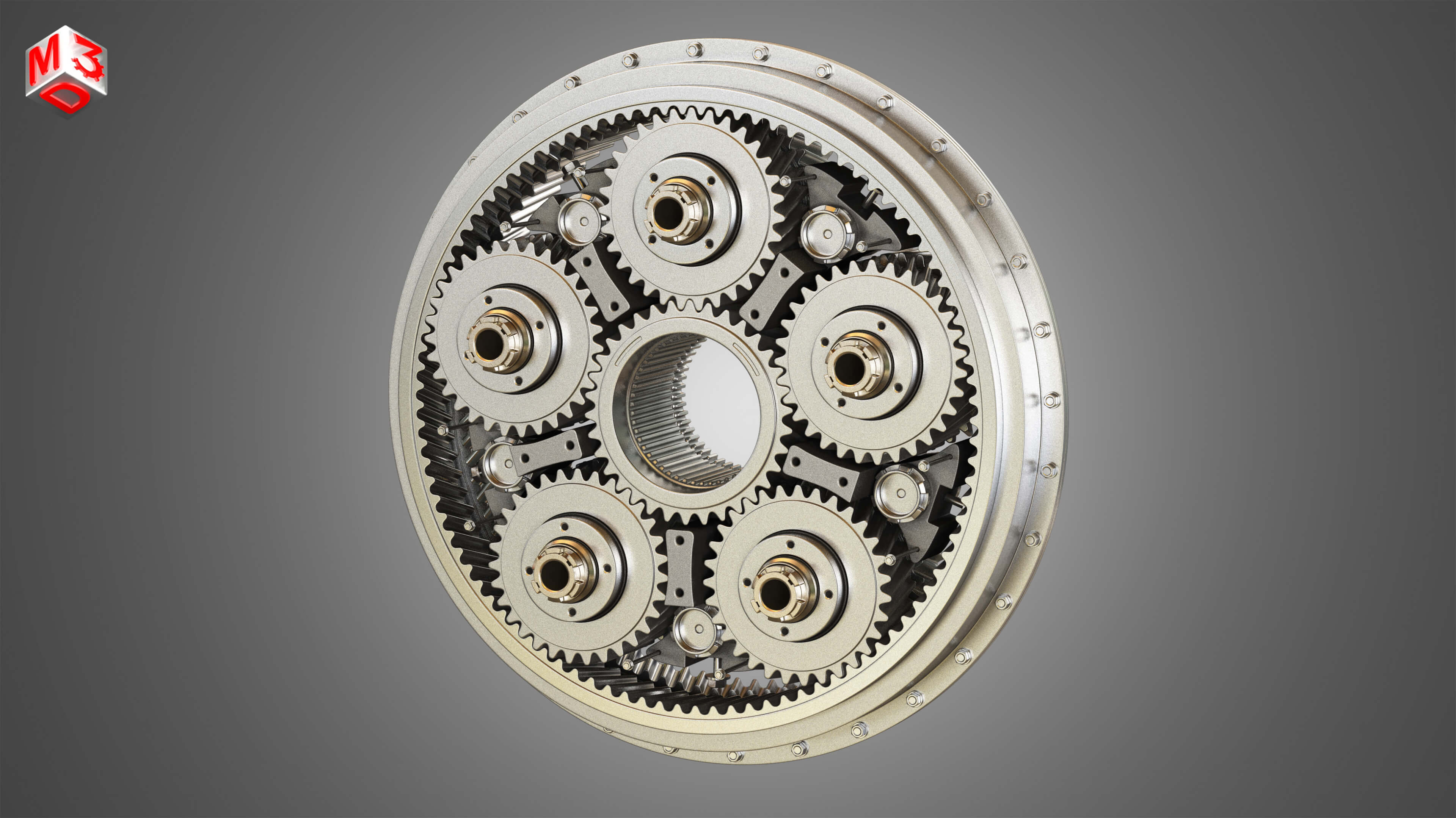 PW Gtf Engine Gearbox - 3D Model by Markos3d