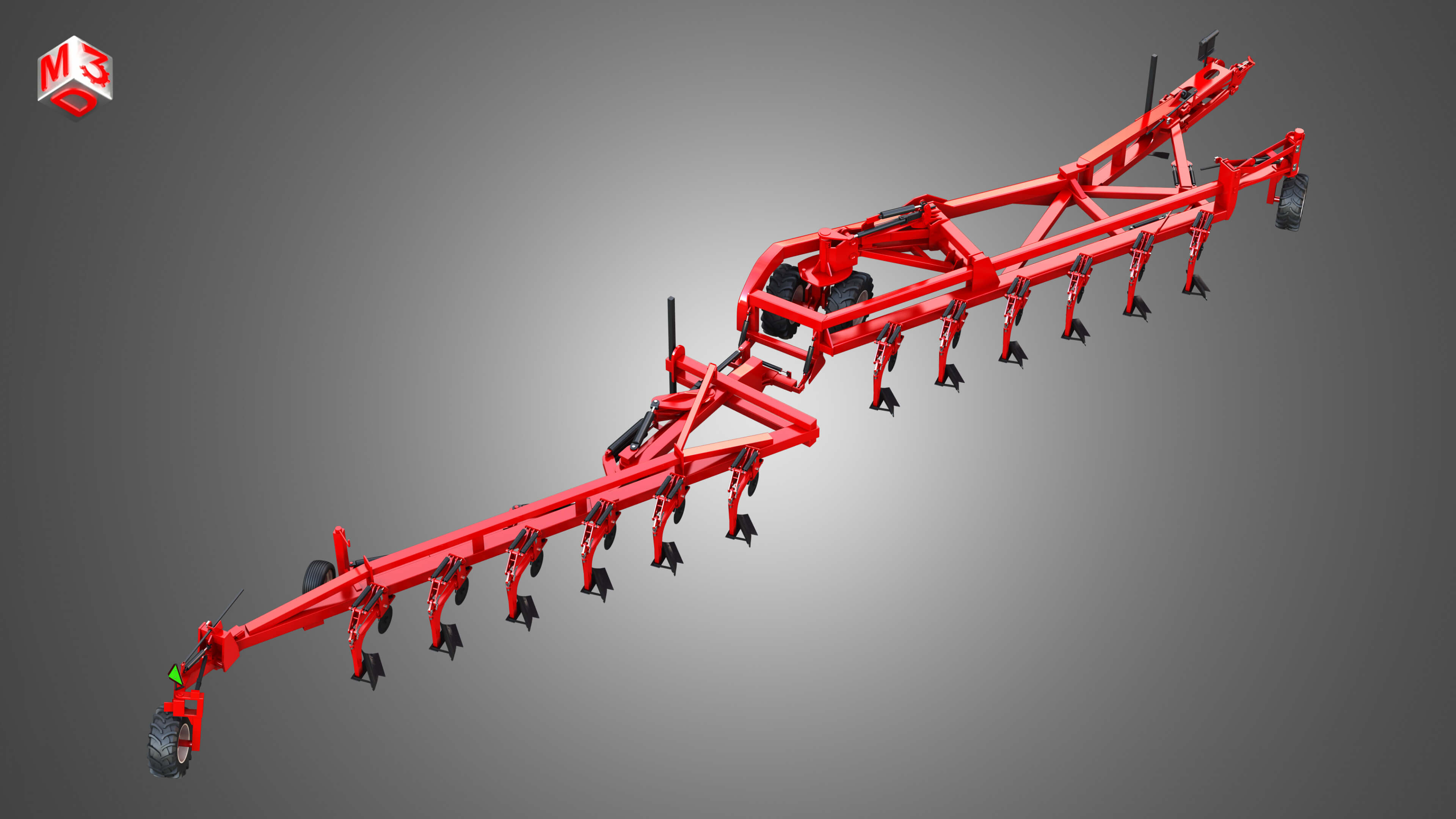 Salford 8312 Plow - 3D Model by Markos3d