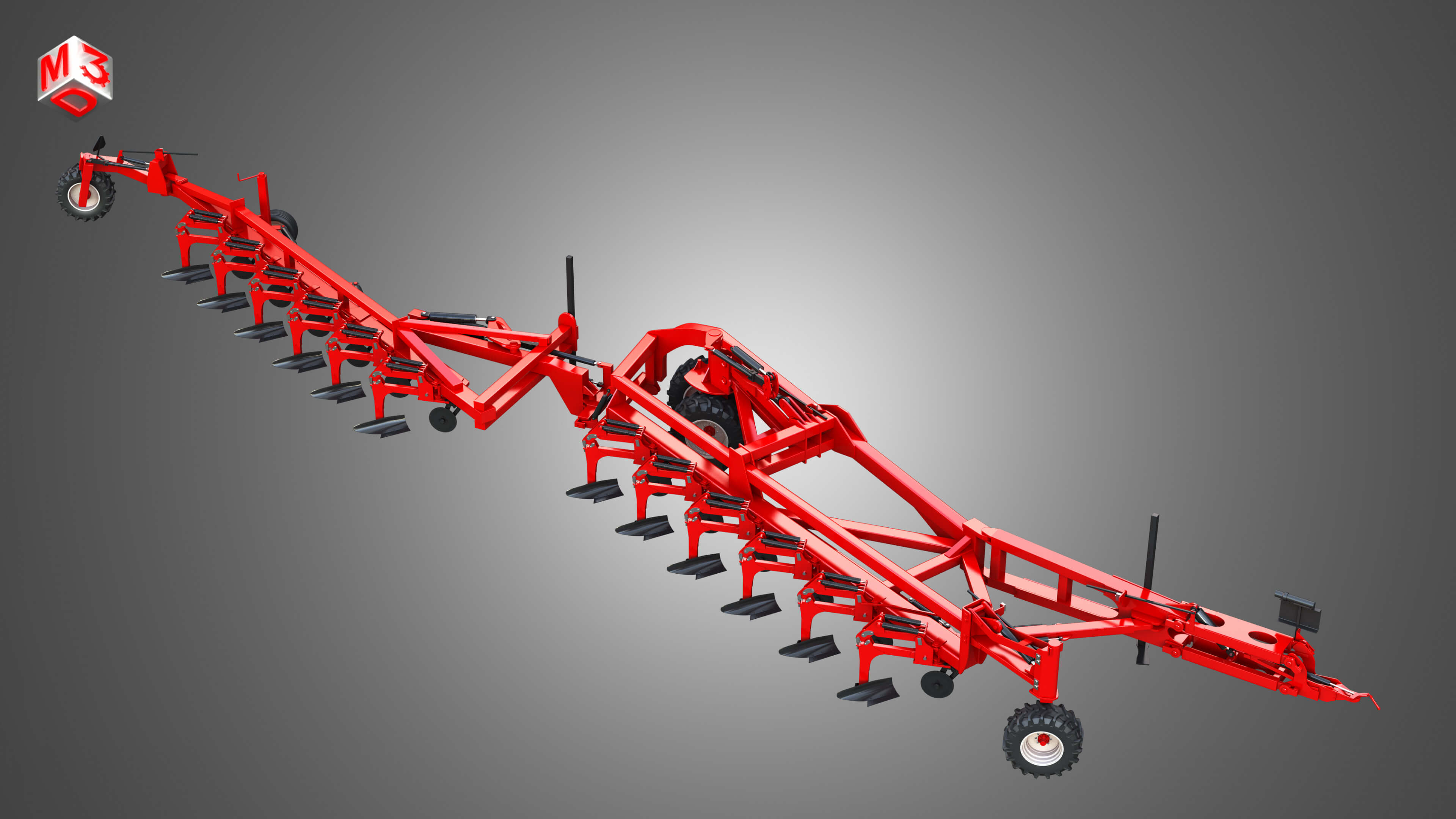 Salford 8312 Plow - 3D Model by Markos3d