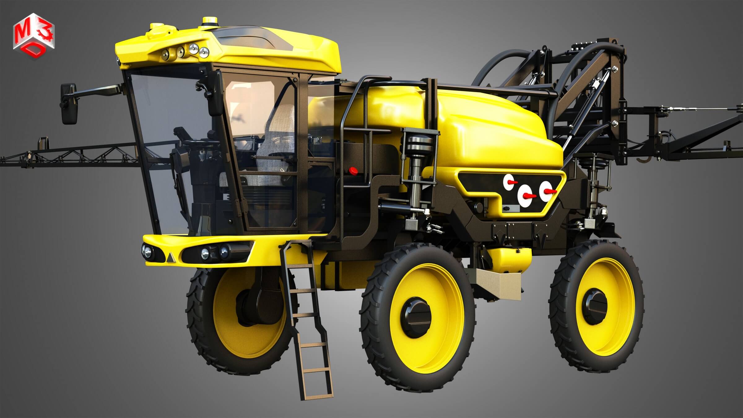 Sprayer Caffini Rider Vario - 3D Model by Markos3d